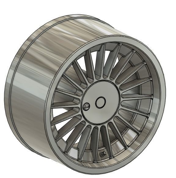 E32 scalable and printable front rim and tire 3D print model 3D model ...