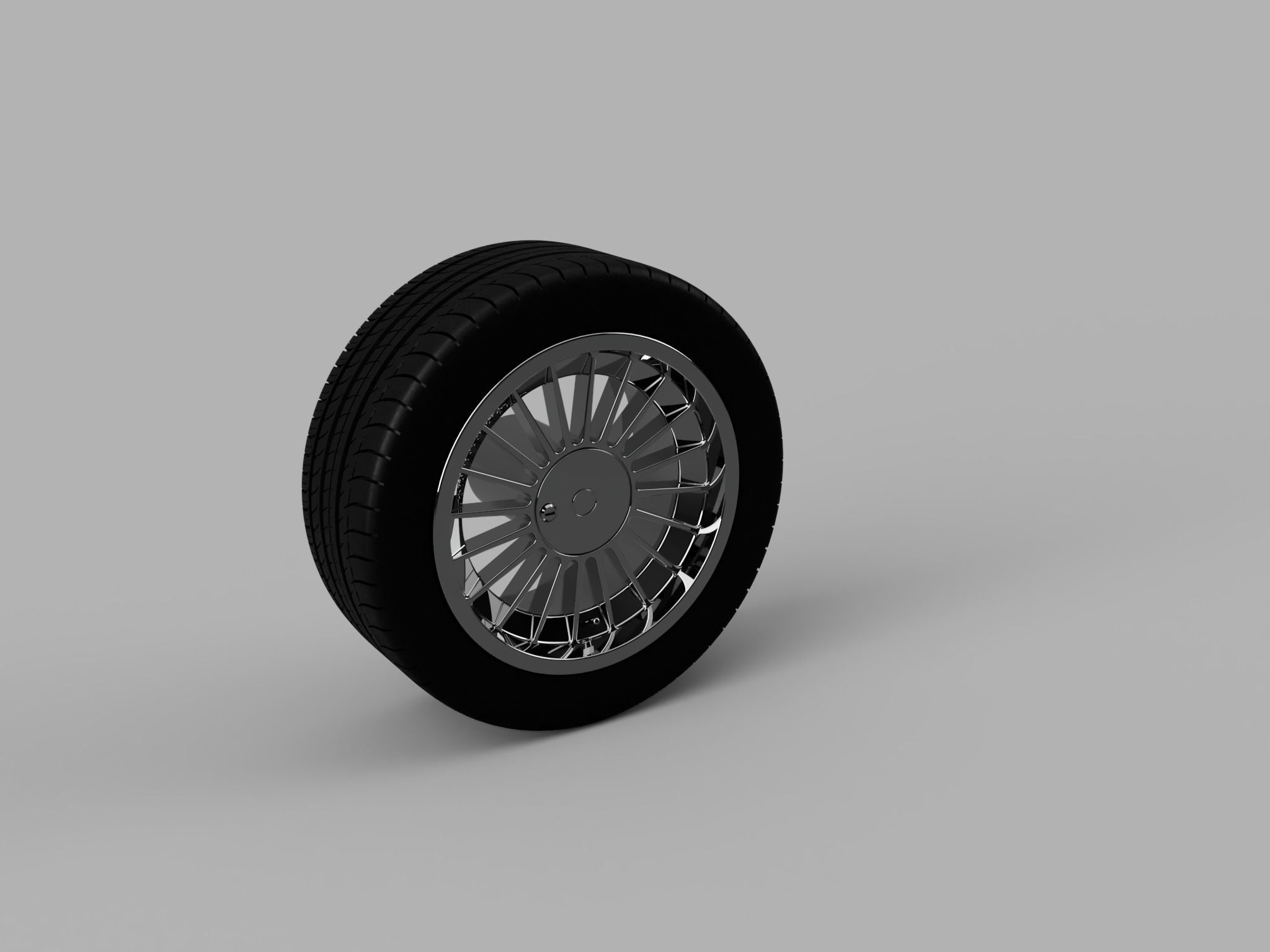 E32 scalable and printable front rim and tire 3D print model 3D model ...