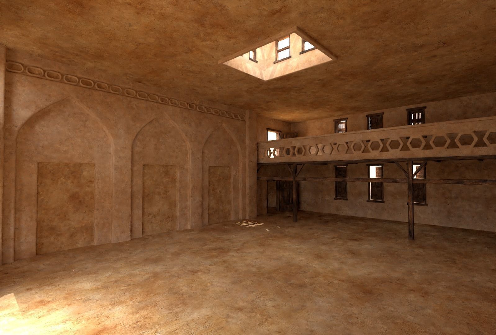 ancient desert fort 3D model | CGTrader