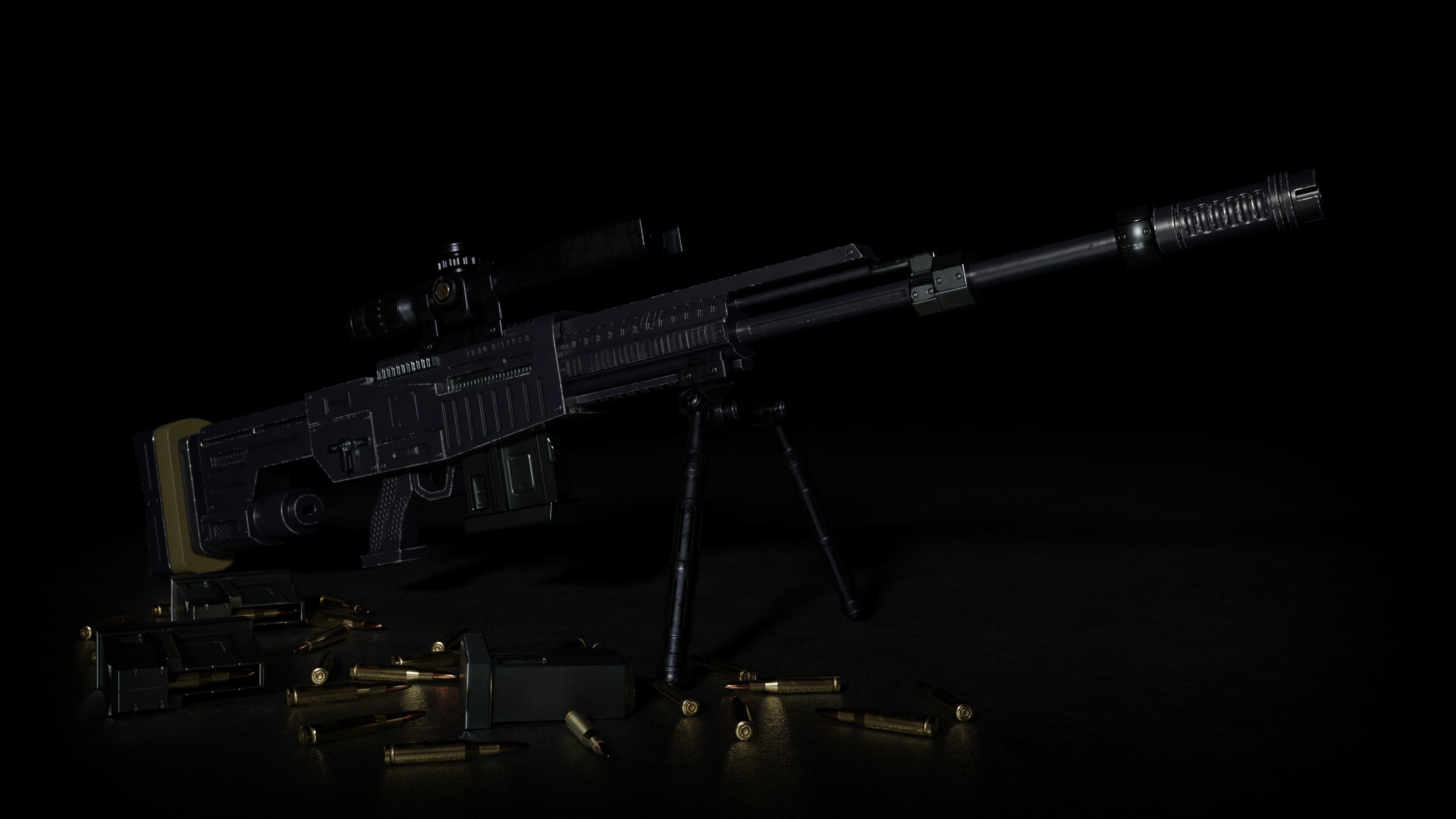 3D model Apocalipt 50R Sniper Rifle VR / AR / low-poly | CGTrader