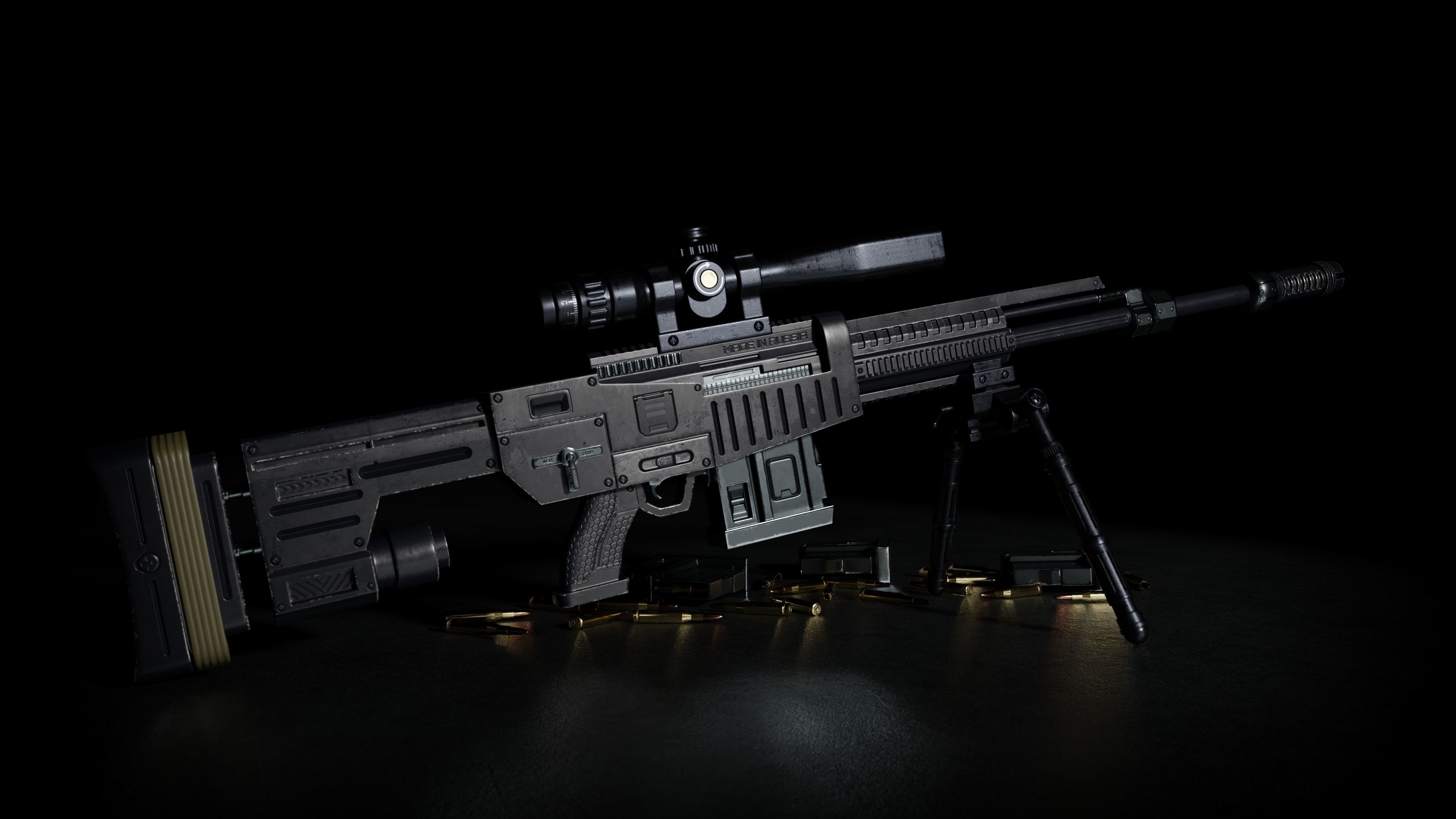 3D model Apocalipt 50R Sniper Rifle VR / AR / low-poly | CGTrader