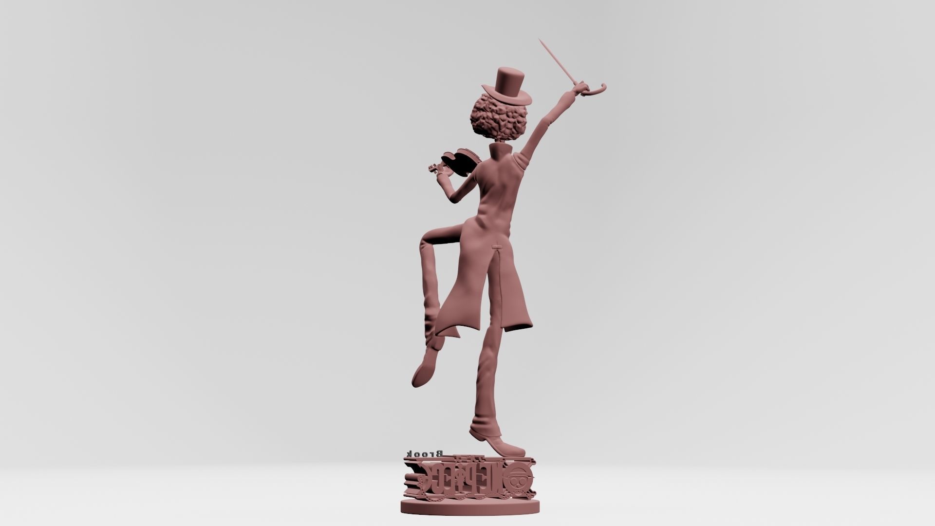 Brook one piace - printable 3D model 3D printable | CGTrader