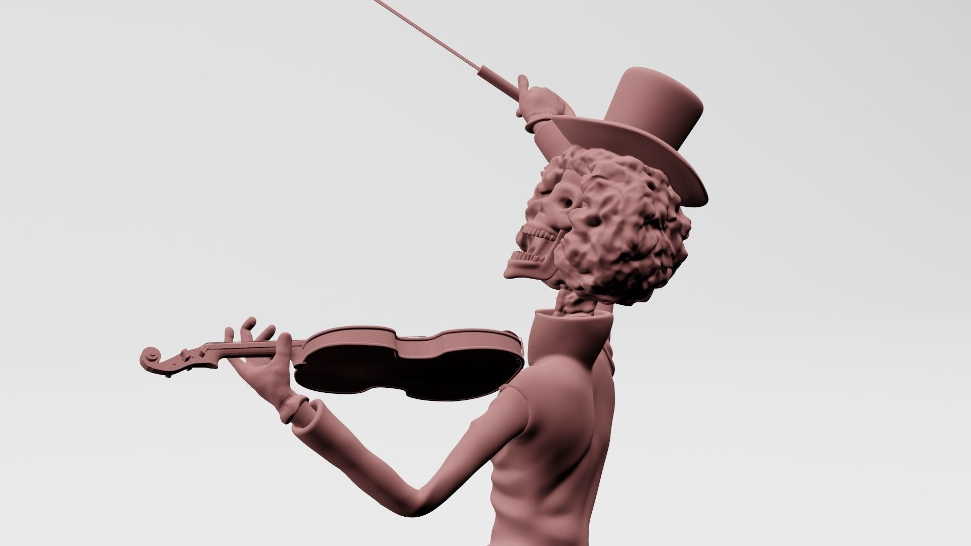 Brook one piace - printable 3D model 3D printable | CGTrader
