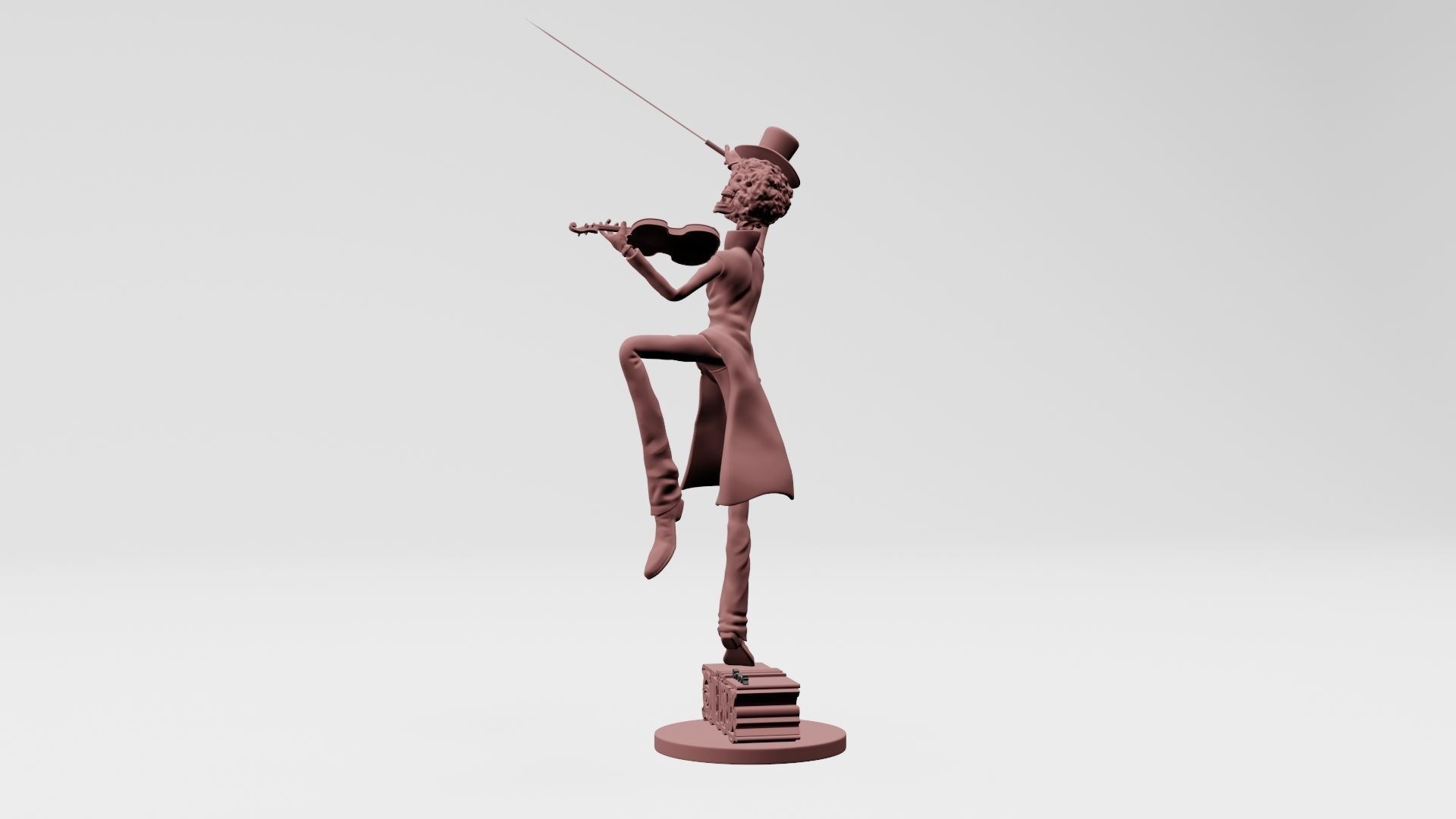 Brook one piace - printable 3D model 3D printable | CGTrader