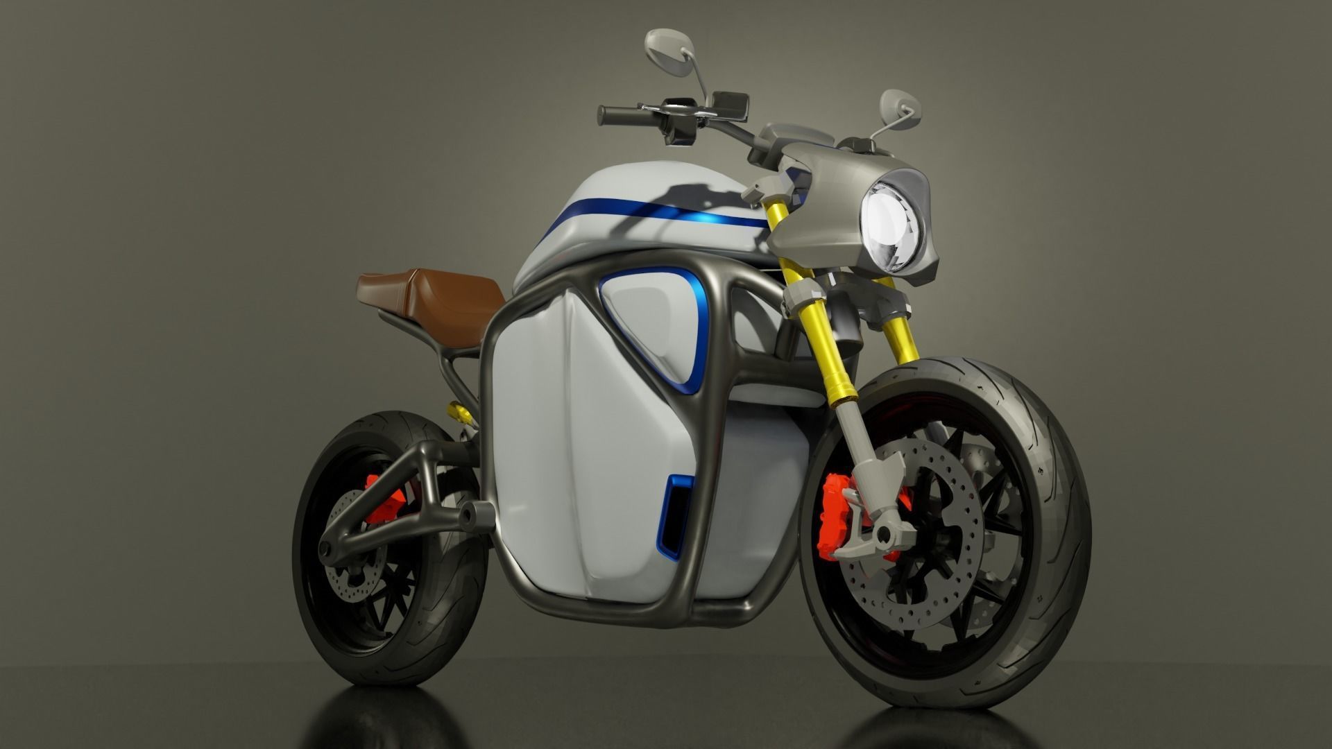 Motorcycle Prototype Design 1 free 3D model | CGTrader