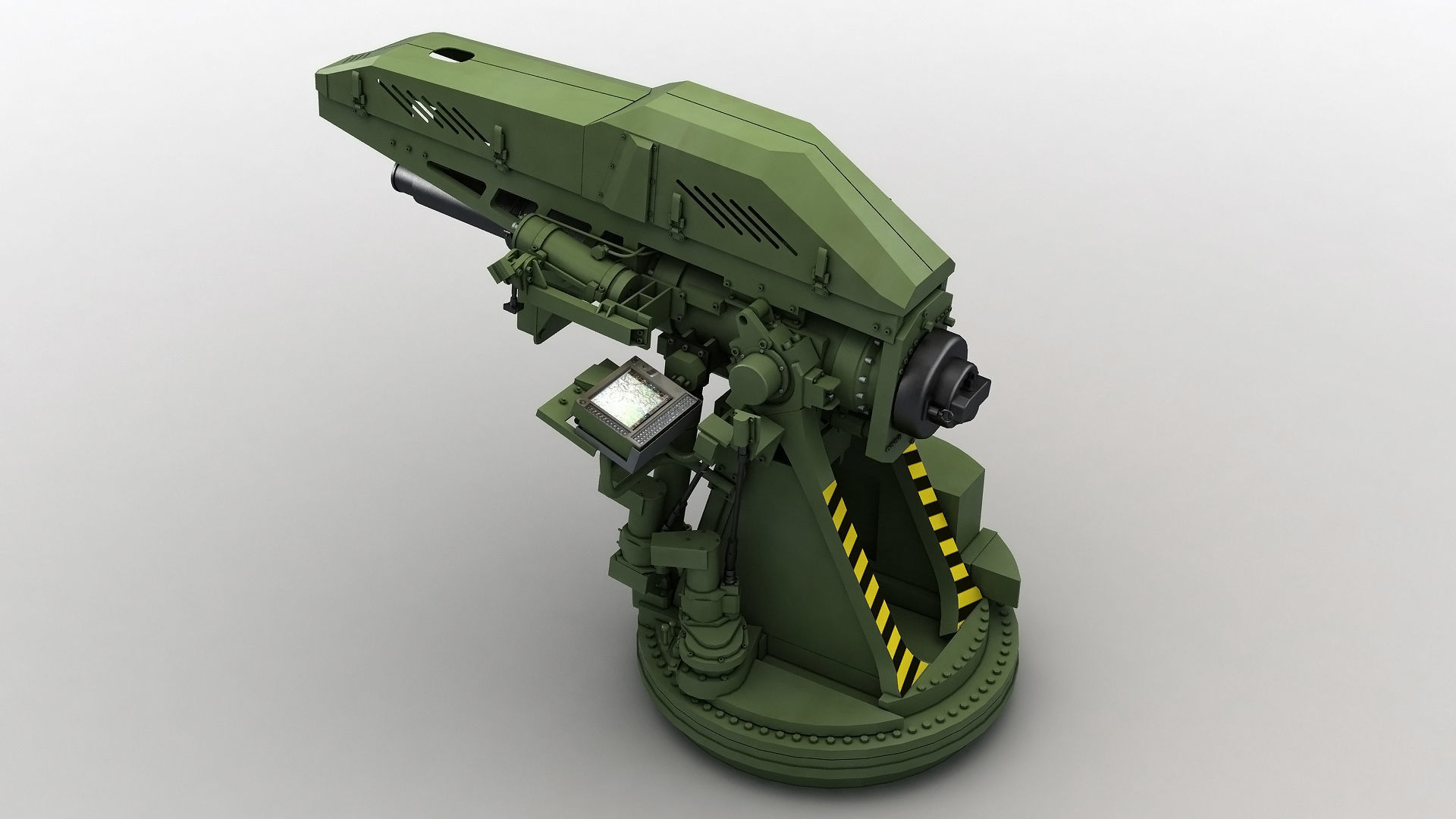 3D model Modern Mortar System VR / AR / low-poly | CGTrader