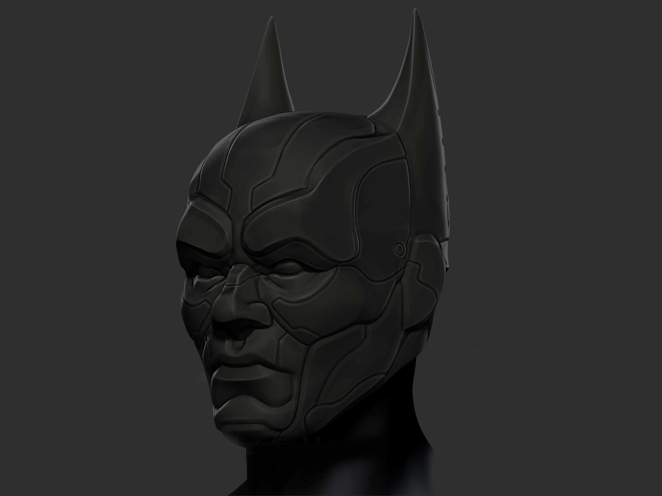 Batman Beyond Helmet - DC Comics Cosplay Mask 3D model 3D printable ...