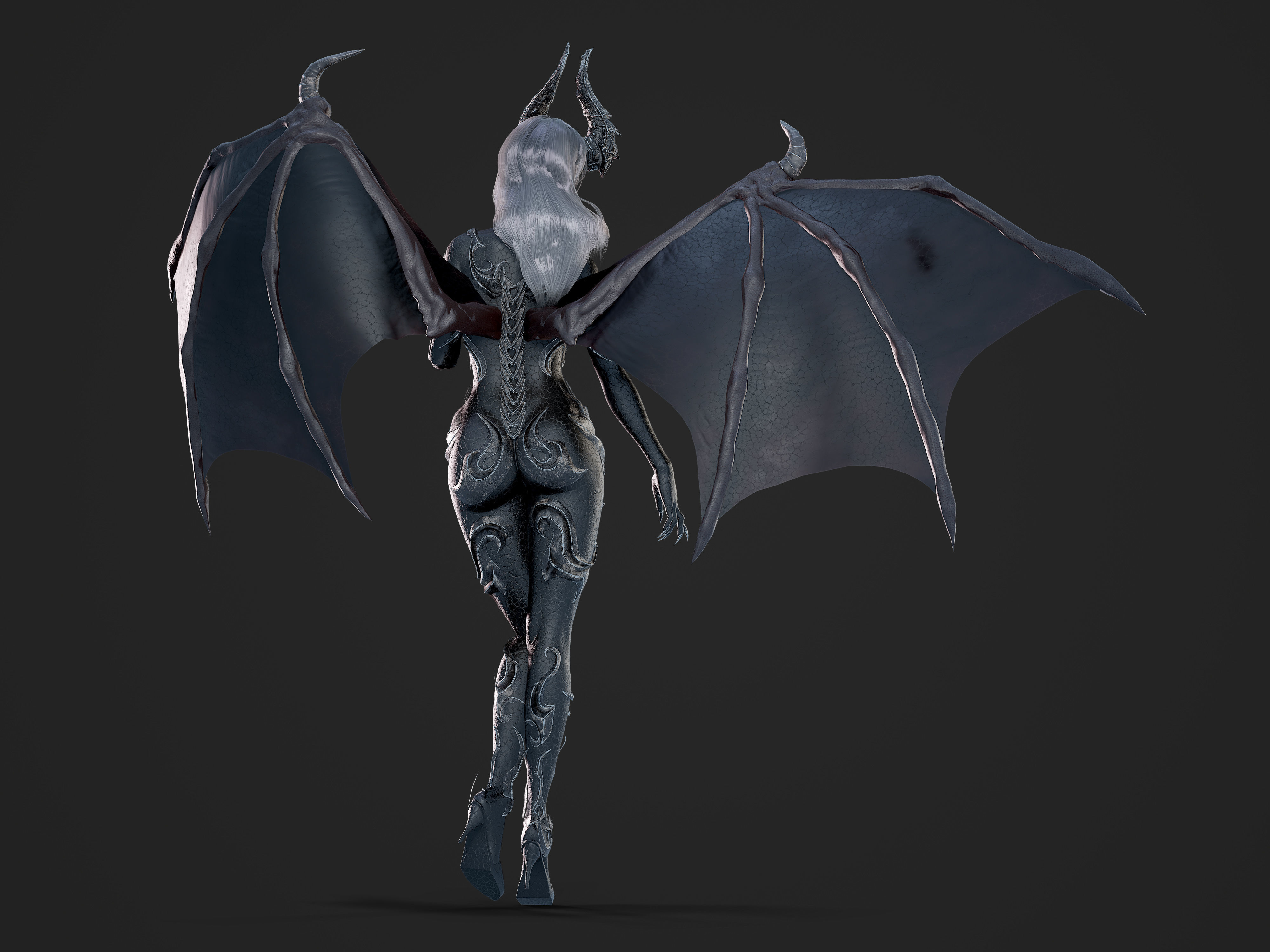 3D model Succubus - Game Ready VR / AR / low-poly rigged animated ...