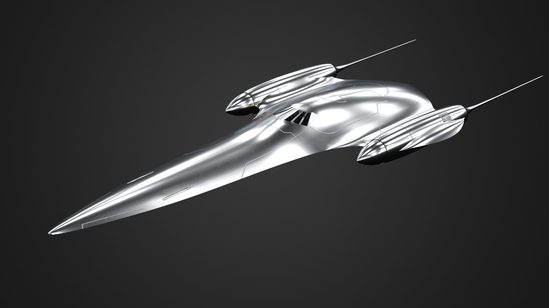 3D model Naboo Royal Ship VR / AR / low-poly | CGTrader