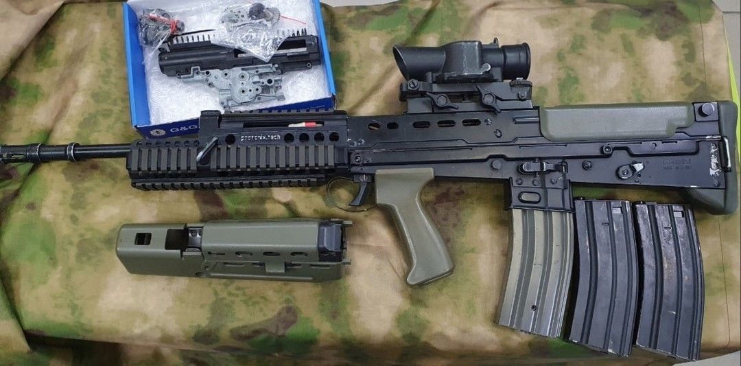 RIS foregrip for airsoft L85-SA80 UPD 3D model 3D printable | CGTrader