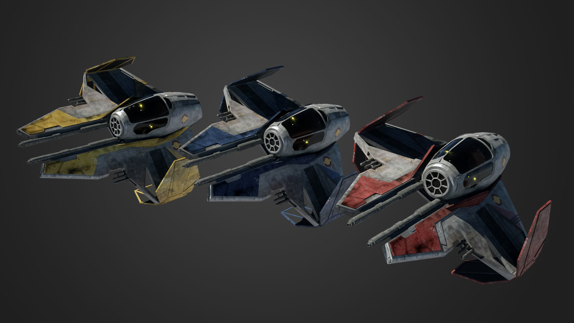 Jedi Starfighter ETA-2 3D model | CGTrader