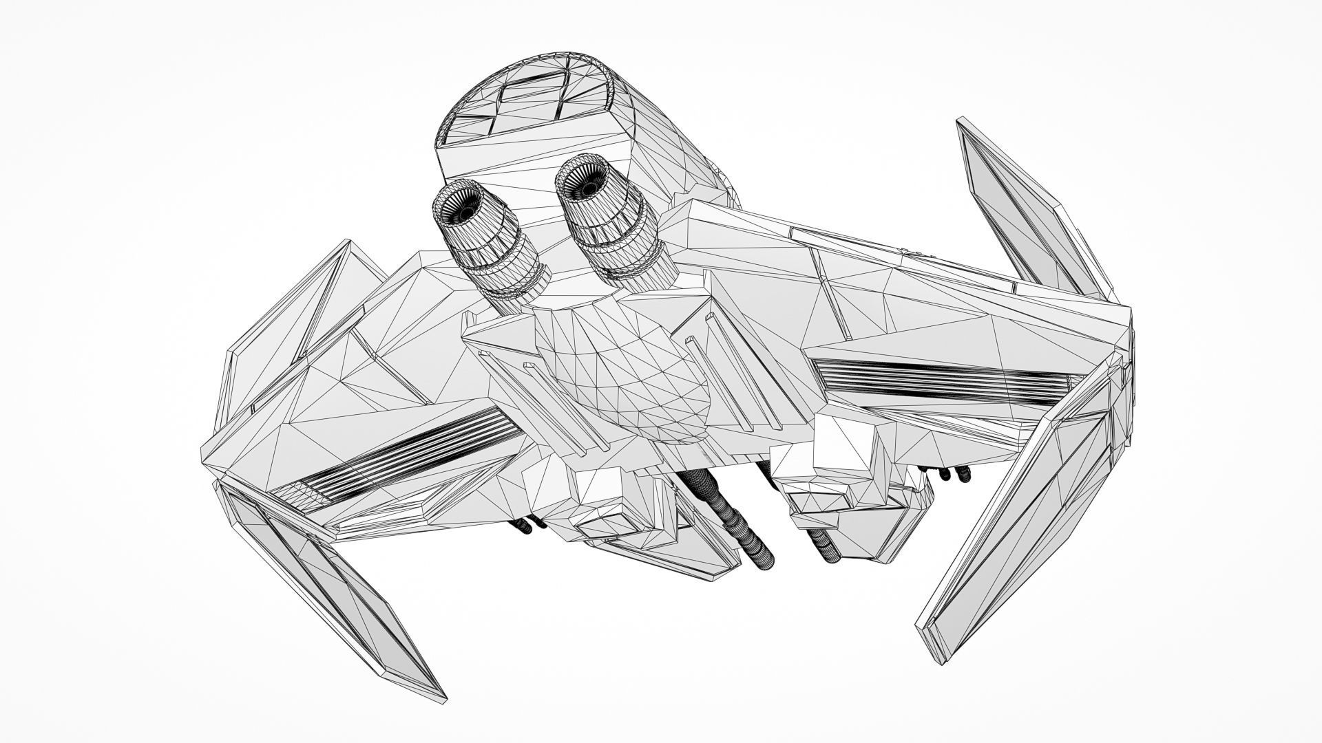 Jedi Starfighter ETA-2 3D model | CGTrader