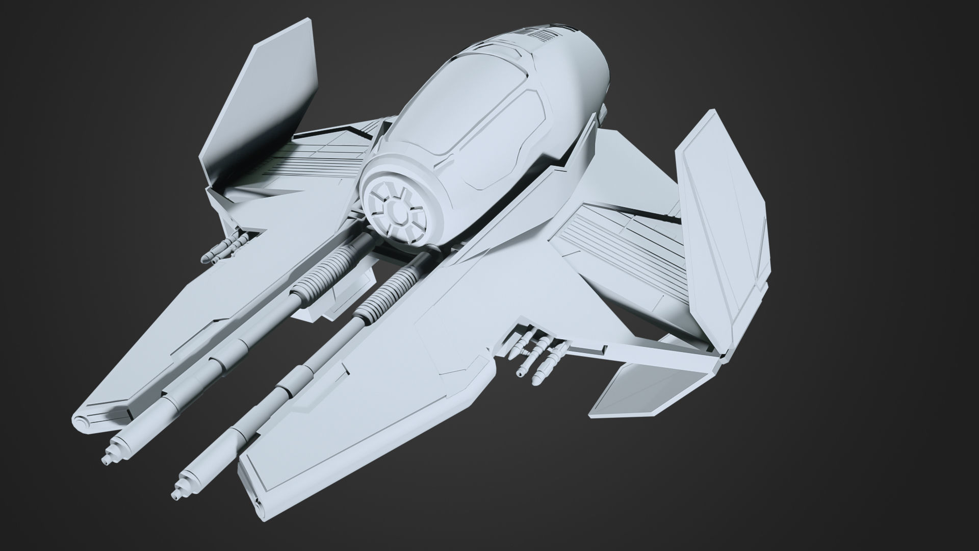 Jedi Starfighter ETA-2 3D model | CGTrader