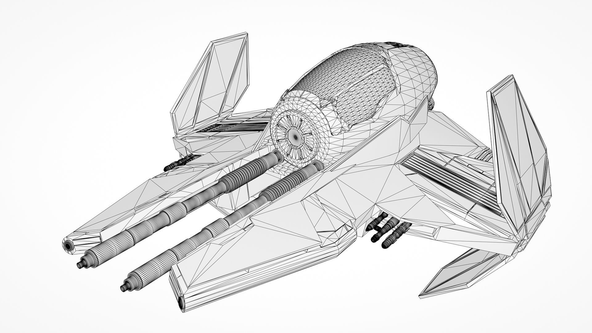 Jedi Starfighter ETA-2 3D model | CGTrader