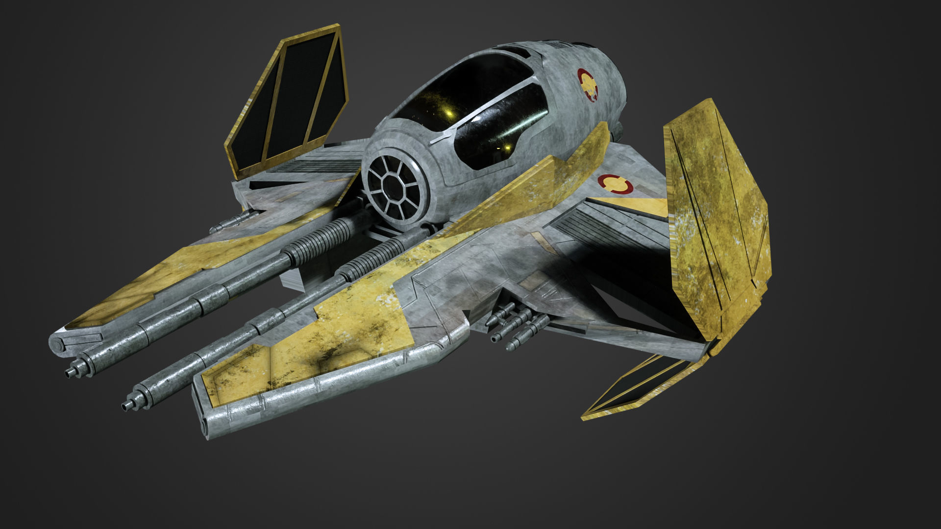 Jedi Starfighter ETA-2 3D model | CGTrader