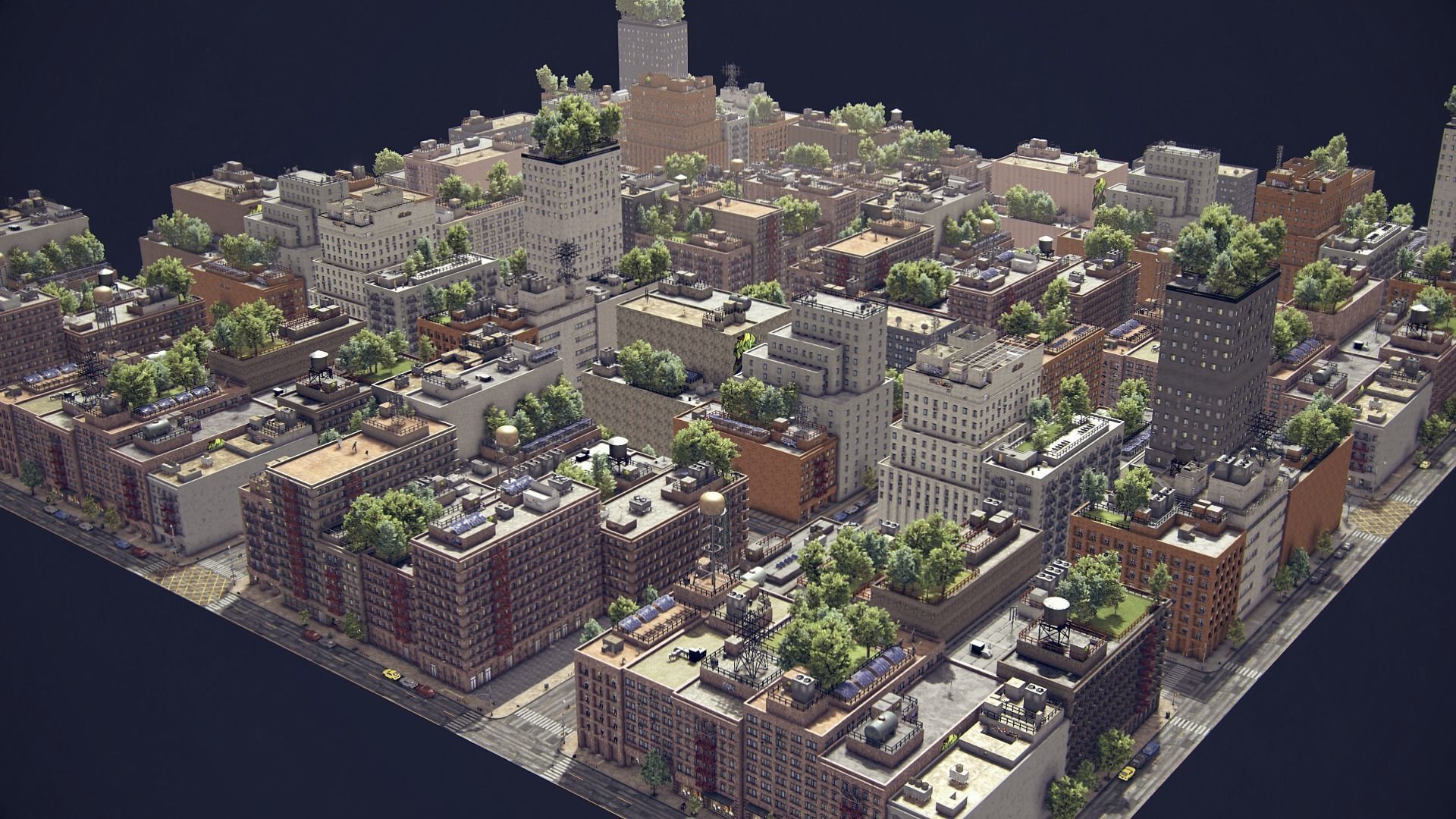 3D model Realistic Unity City 3 VR / AR / low-poly | CGTrader