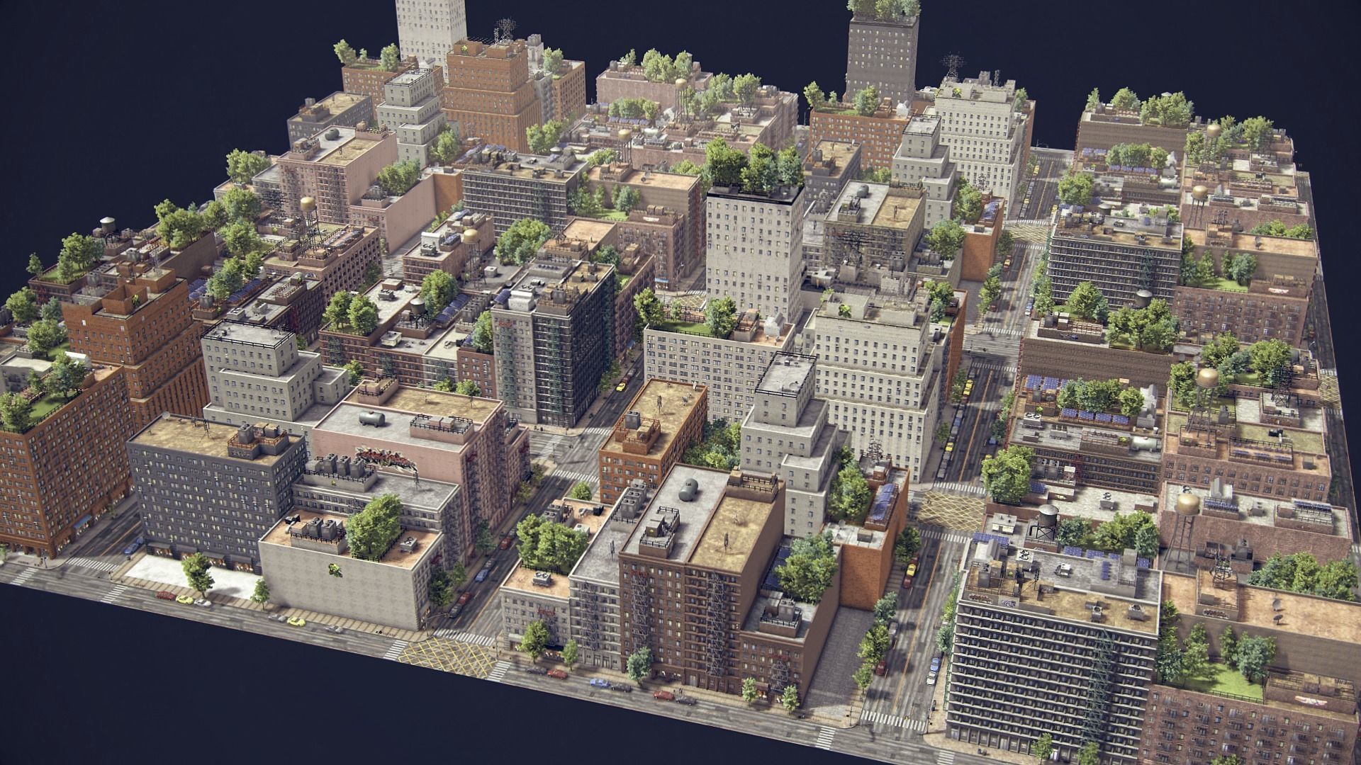 3D model Realistic Unity City 3 VR / AR / low-poly | CGTrader