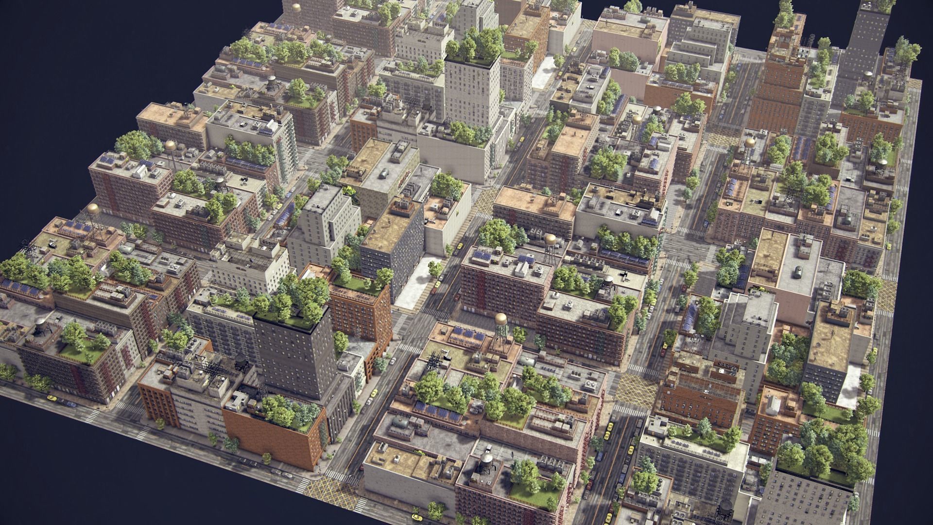 3D model Realistic Unity City 3 VR / AR / low-poly | CGTrader