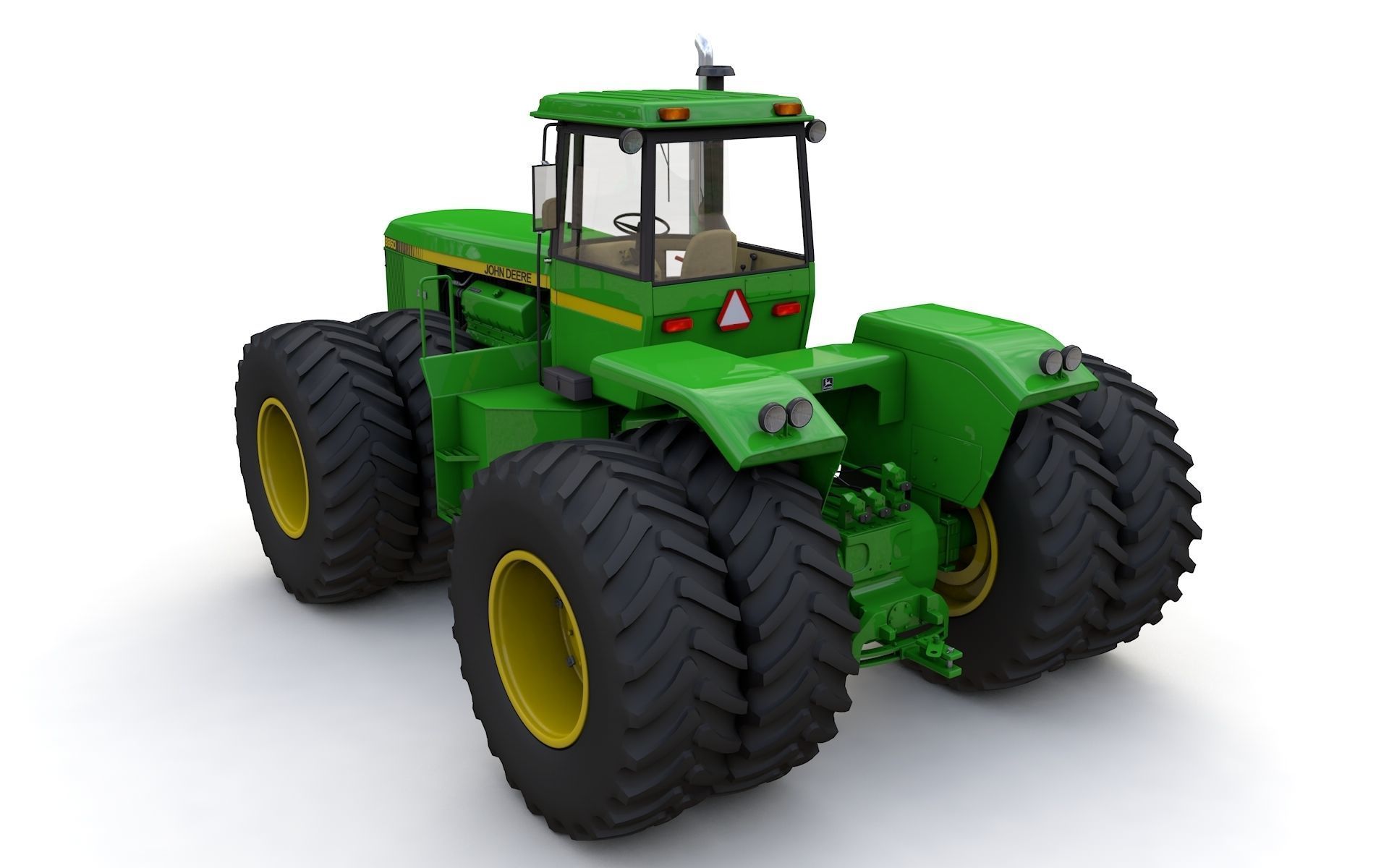 JOHN DEERE 8850 4WD Tractor 1985 3D model | CGTrader