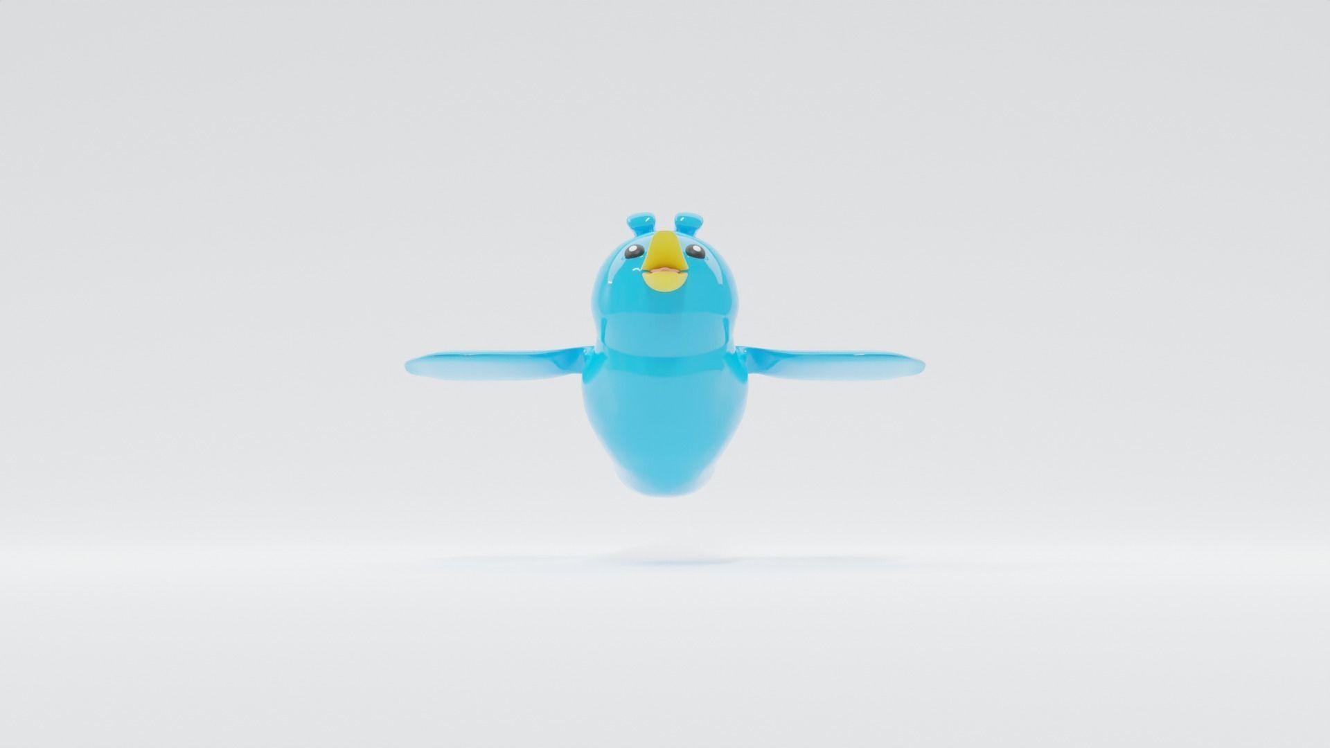 Twitter Bird 3D model | CGTrader