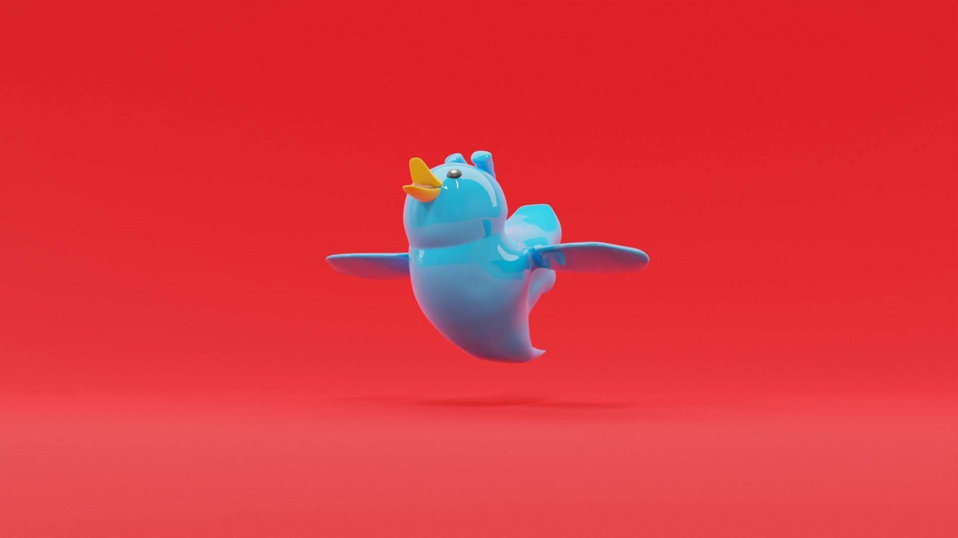 Twitter Bird 3D model | CGTrader