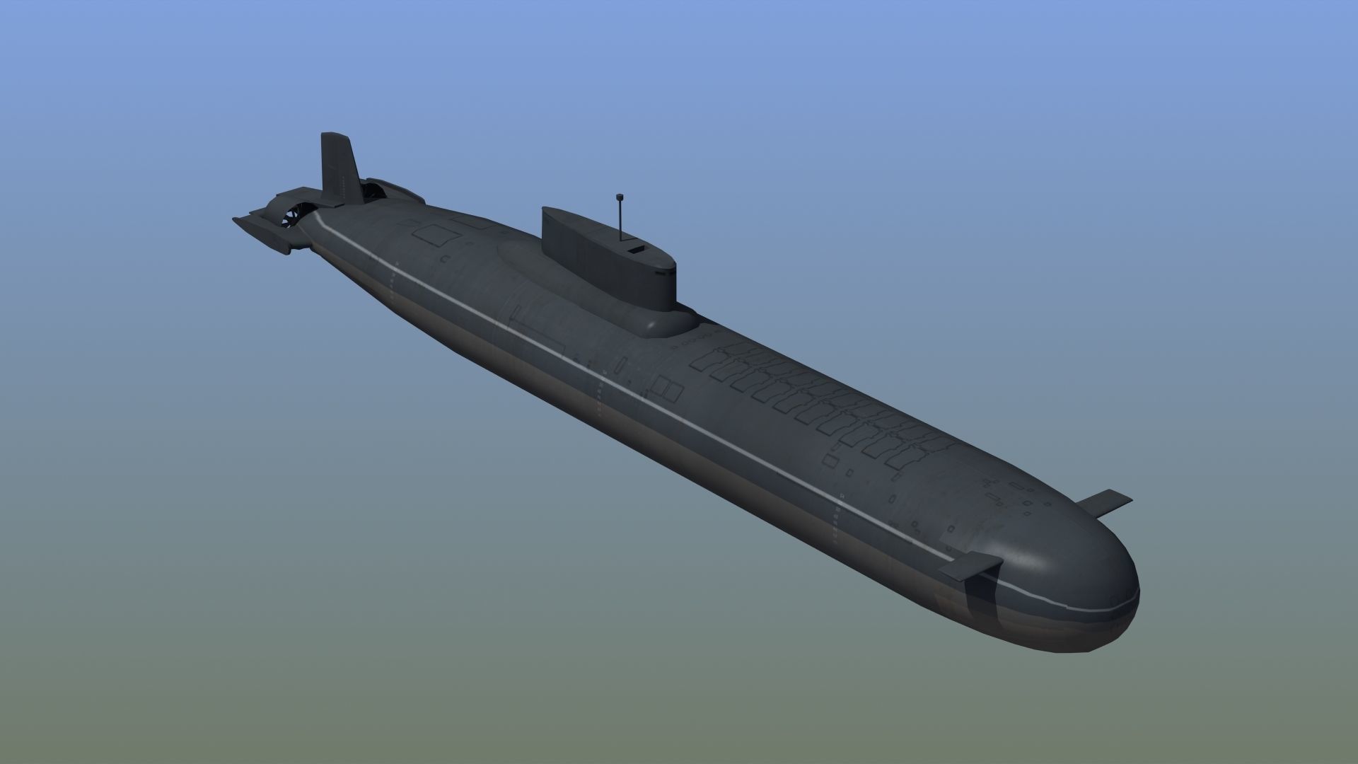 3D model Typhoon Submarine VR / AR / low-poly | CGTrader