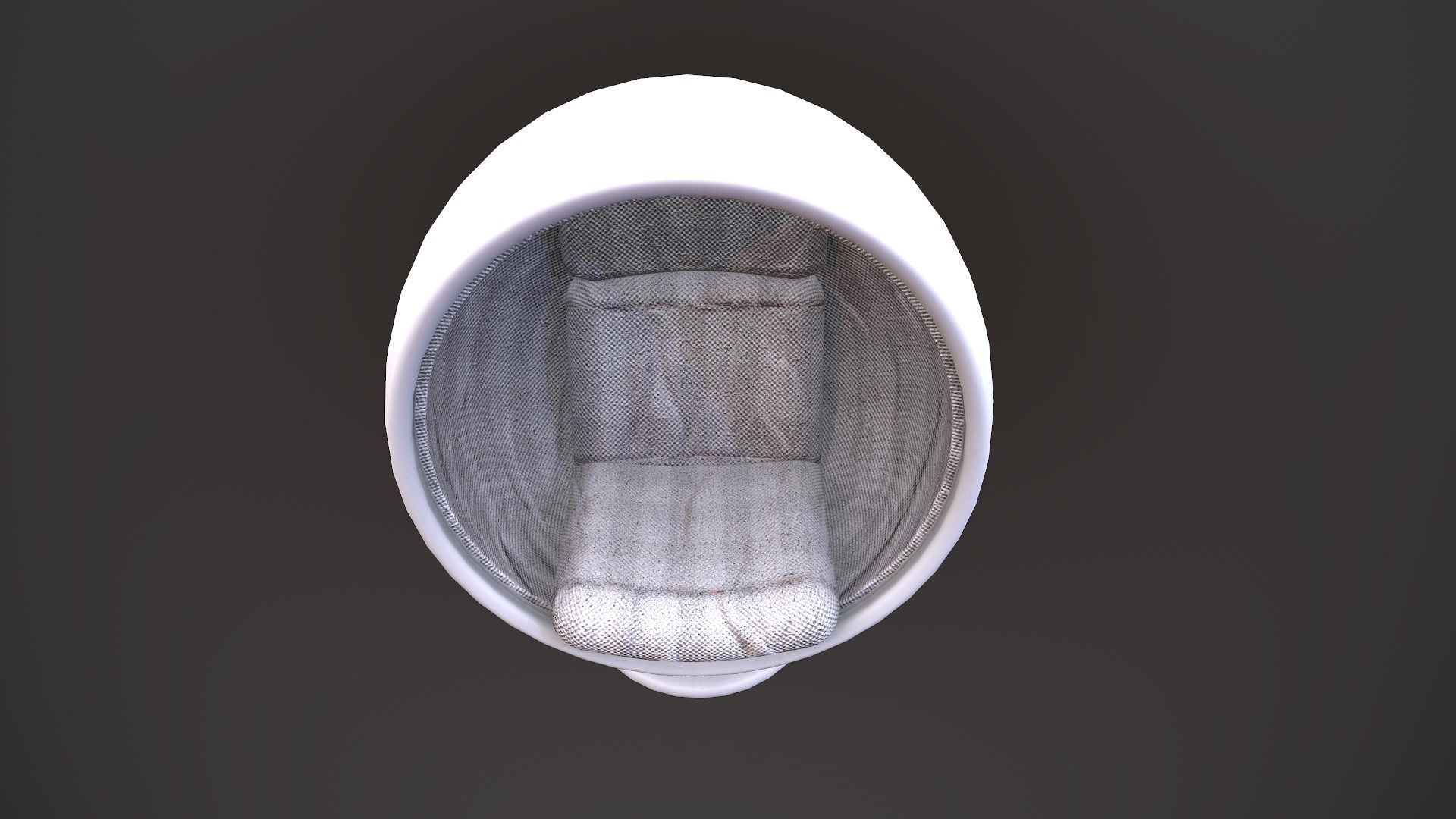3D model Futuristic Capsule Chair VR / AR / low-poly | CGTrader
