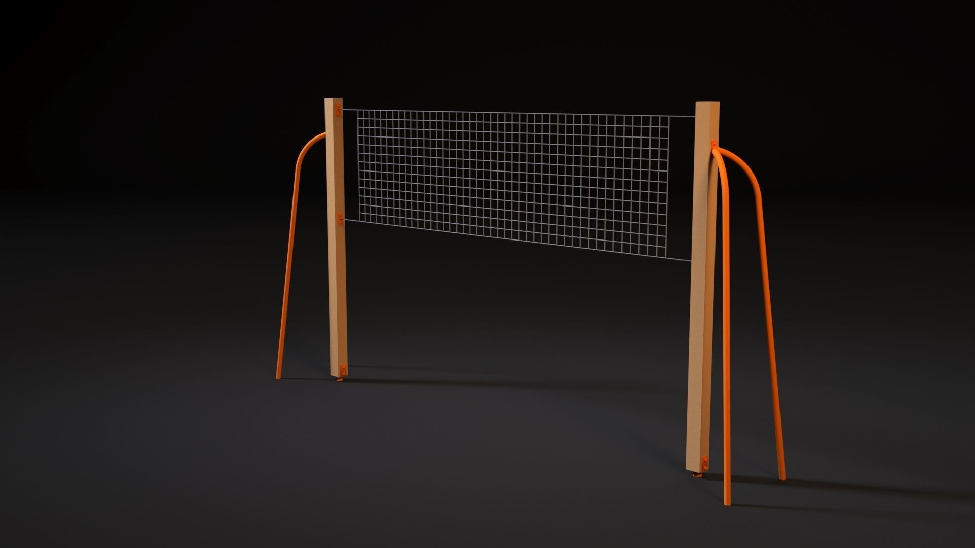 Volleyball net 3D model | CGTrader