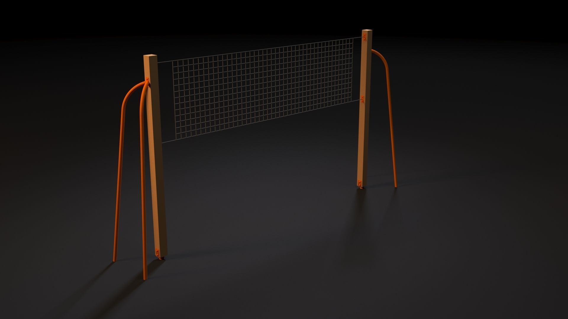 Volleyball net 3D model | CGTrader
