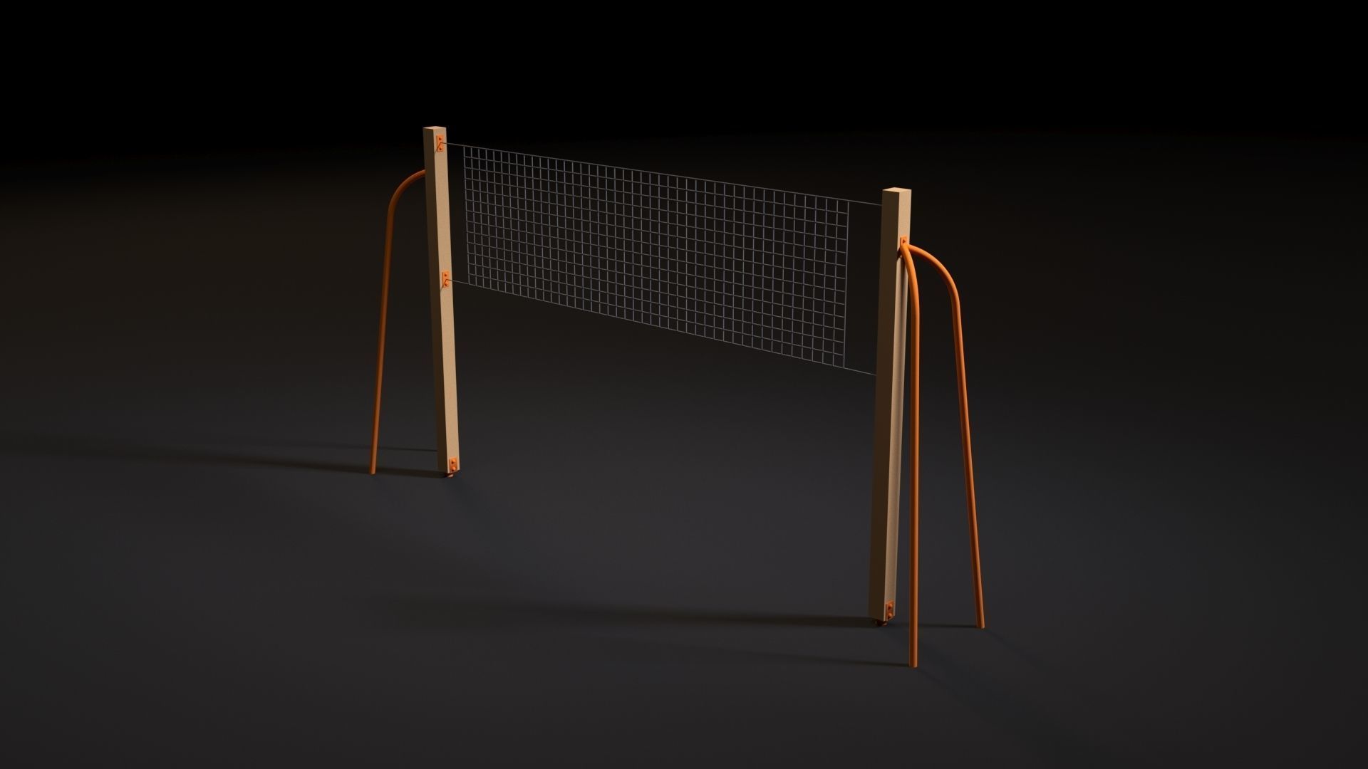 Volleyball net 3D model | CGTrader