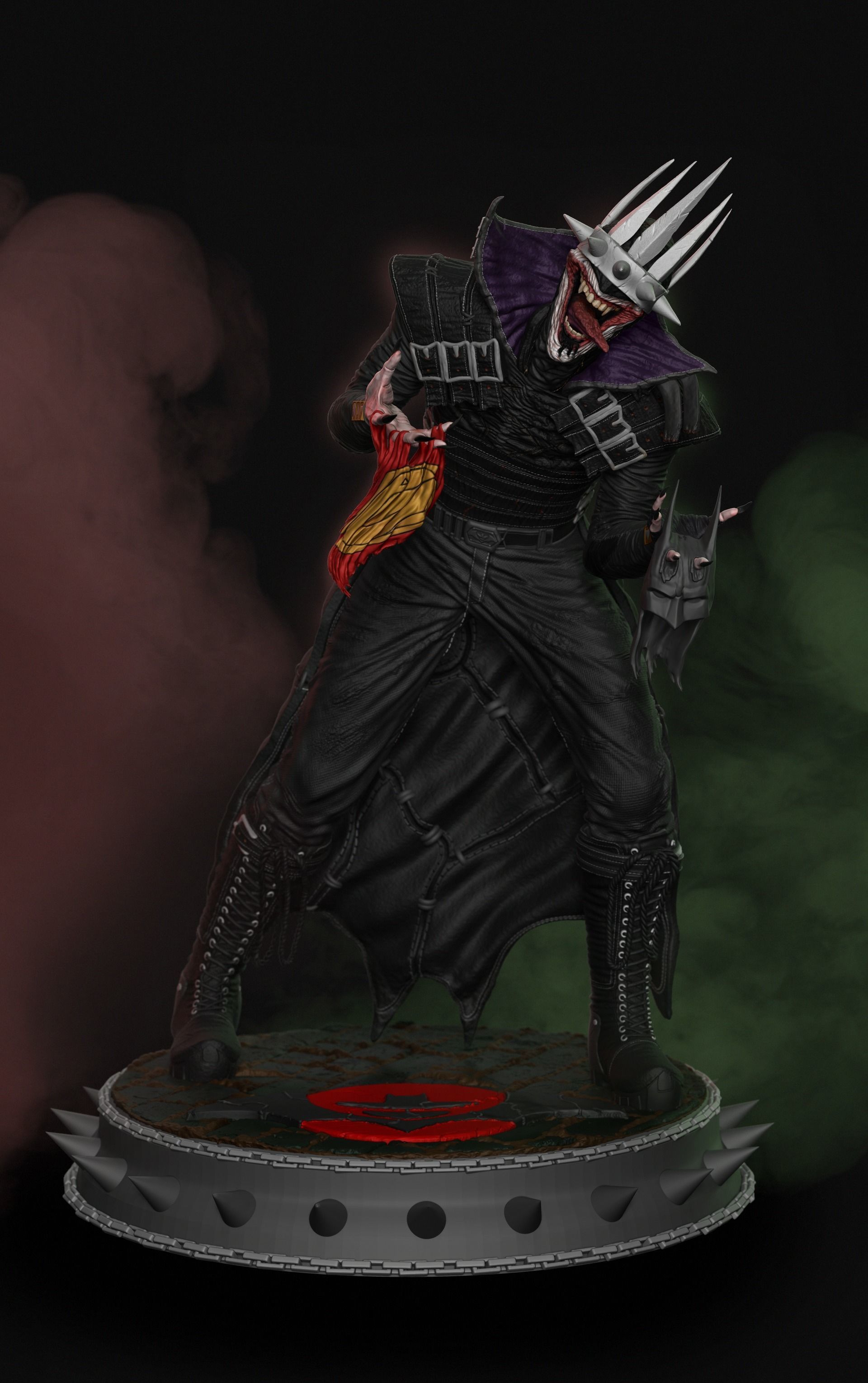 Batman Who Laughs 3D print model 3D model 3D printable | CGTrader