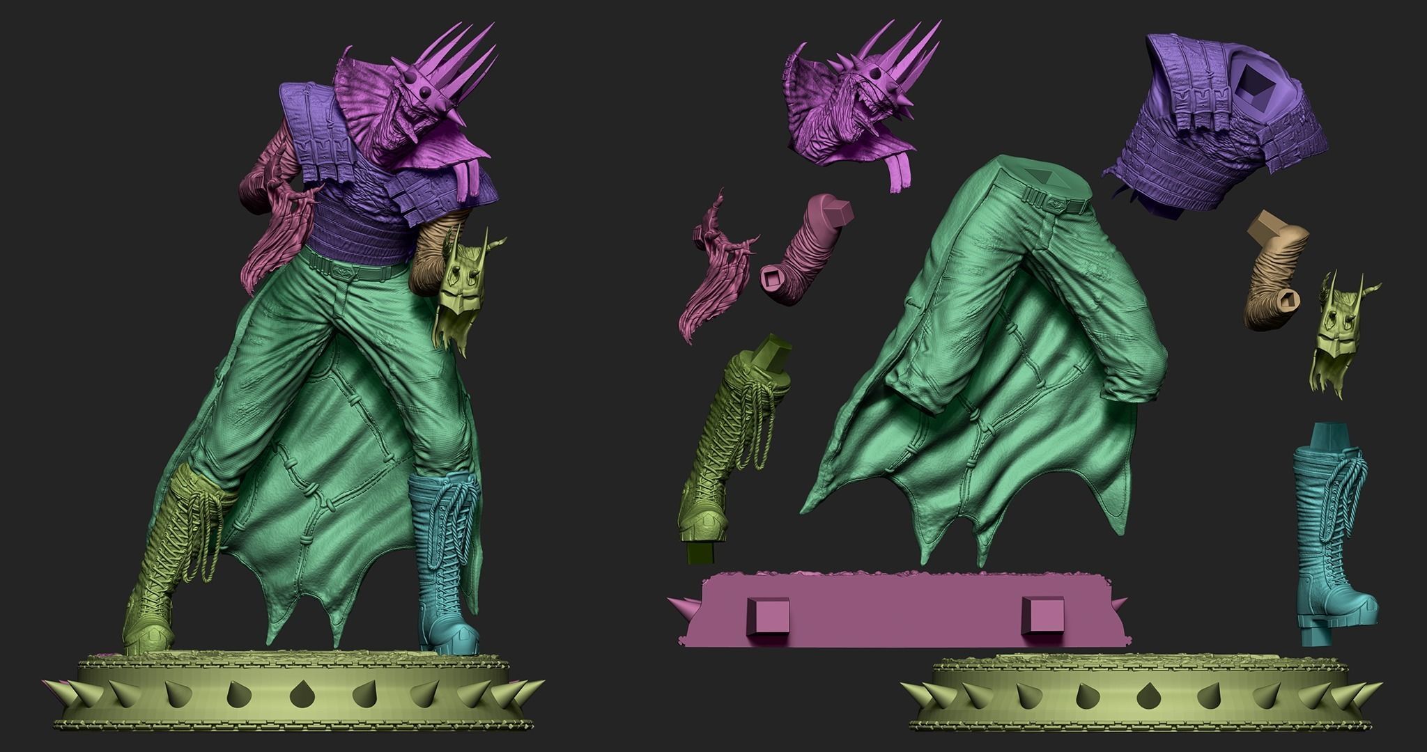 Batman Who Laughs 3D print model 3D model 3D printable | CGTrader