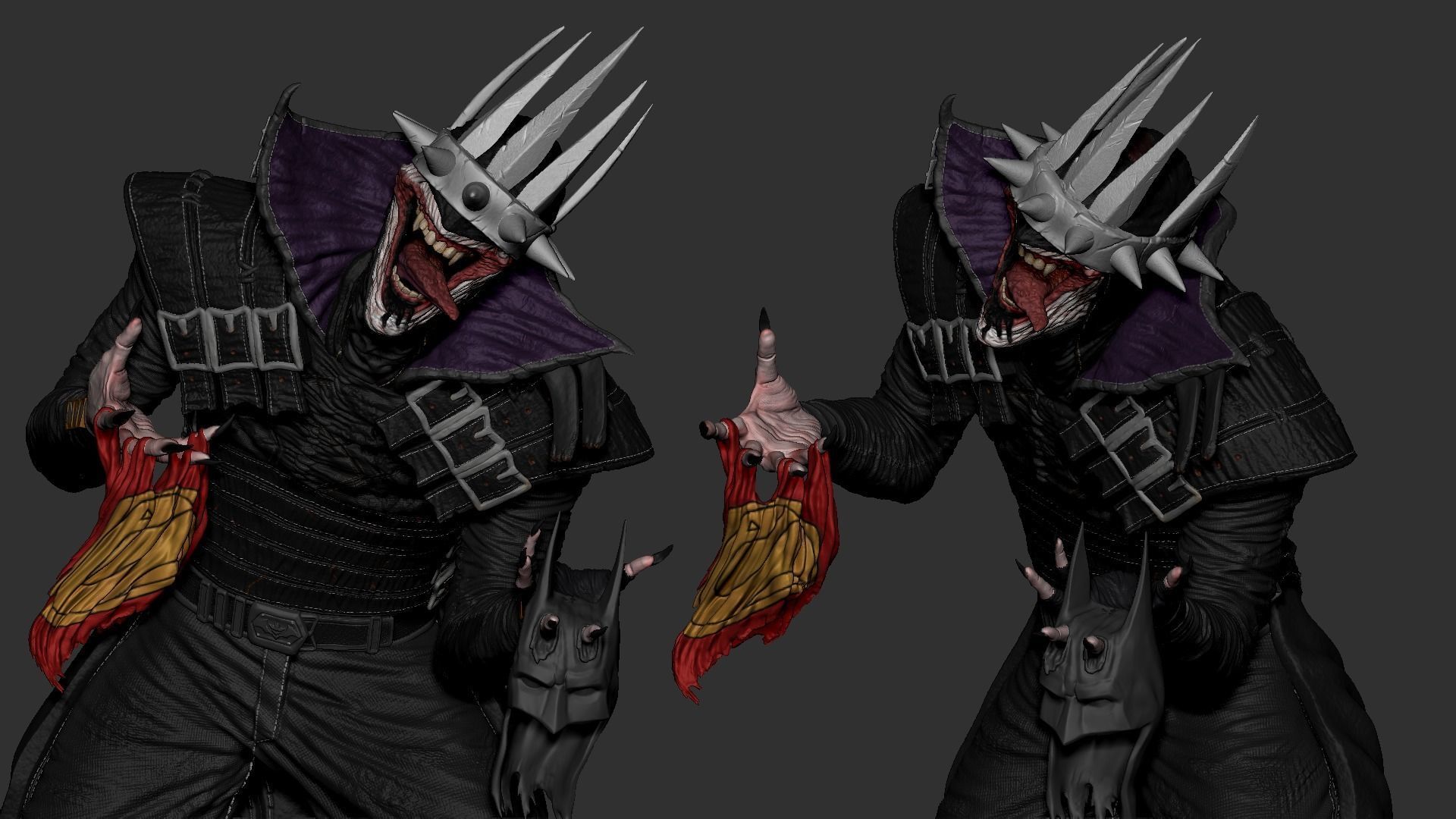 Batman Who Laughs 3D print model 3D model 3D printable | CGTrader