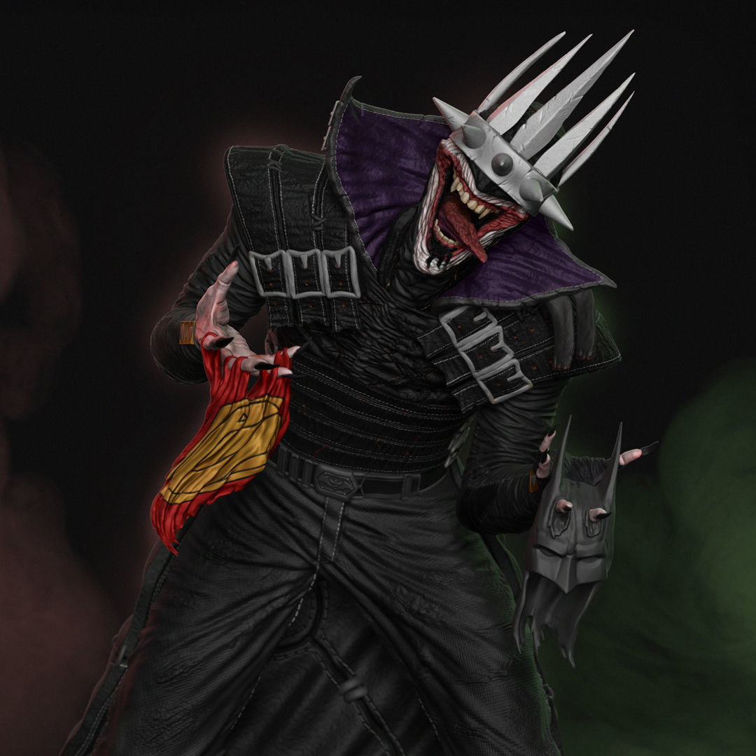 Batman Who Laughs 3D print model 3D model 3D printable | CGTrader