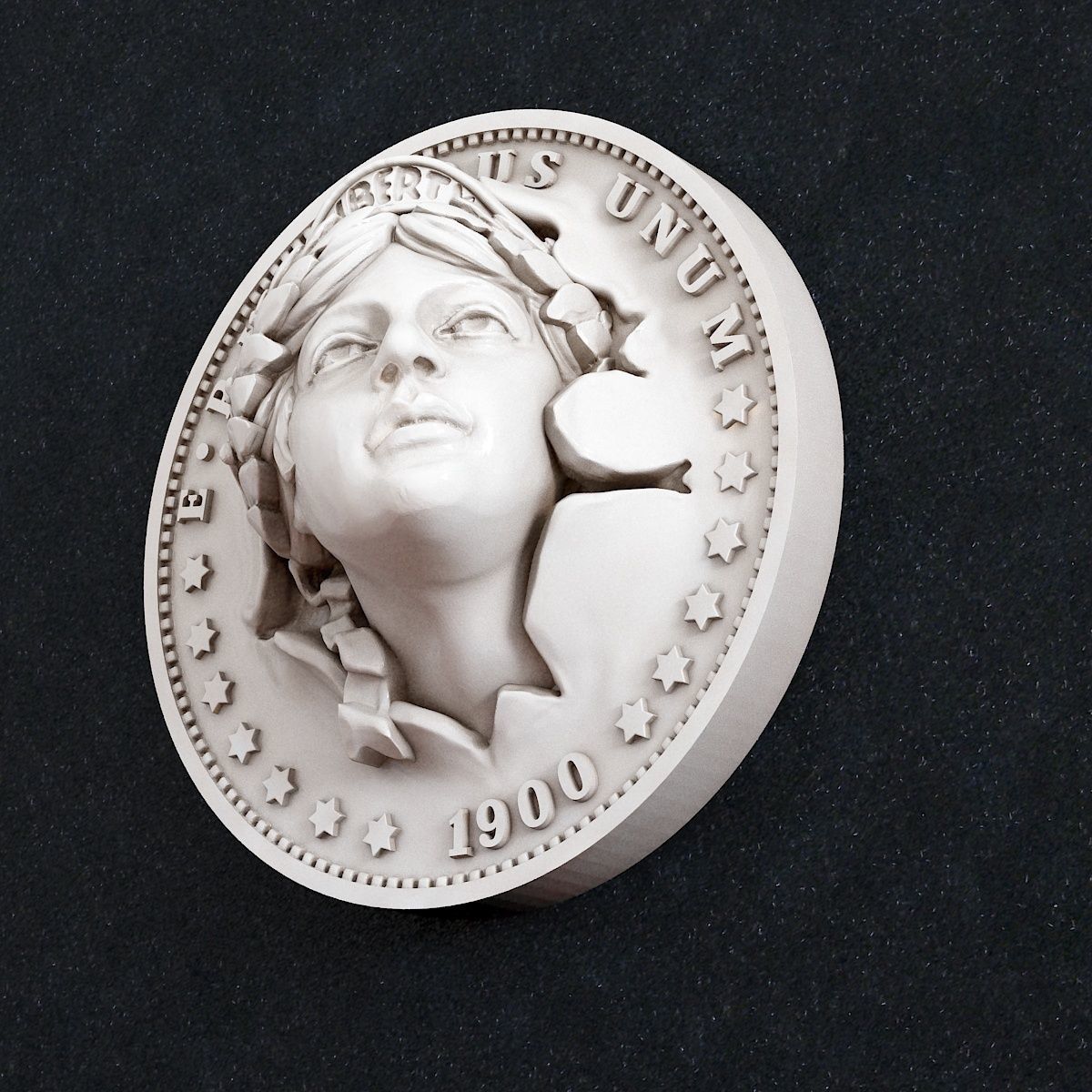 coin money 3D model 3D printable | CGTrader