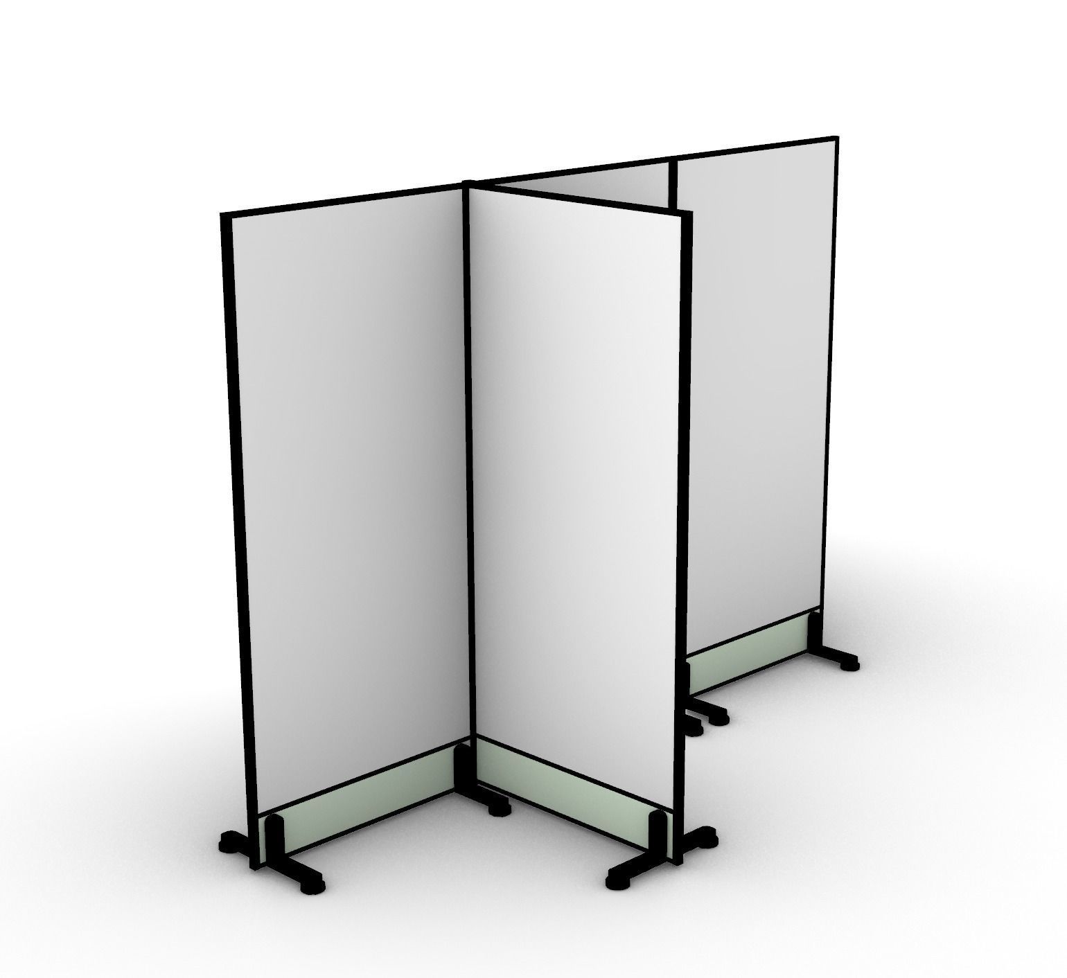 Partition Panel free 3D model | CGTrader
