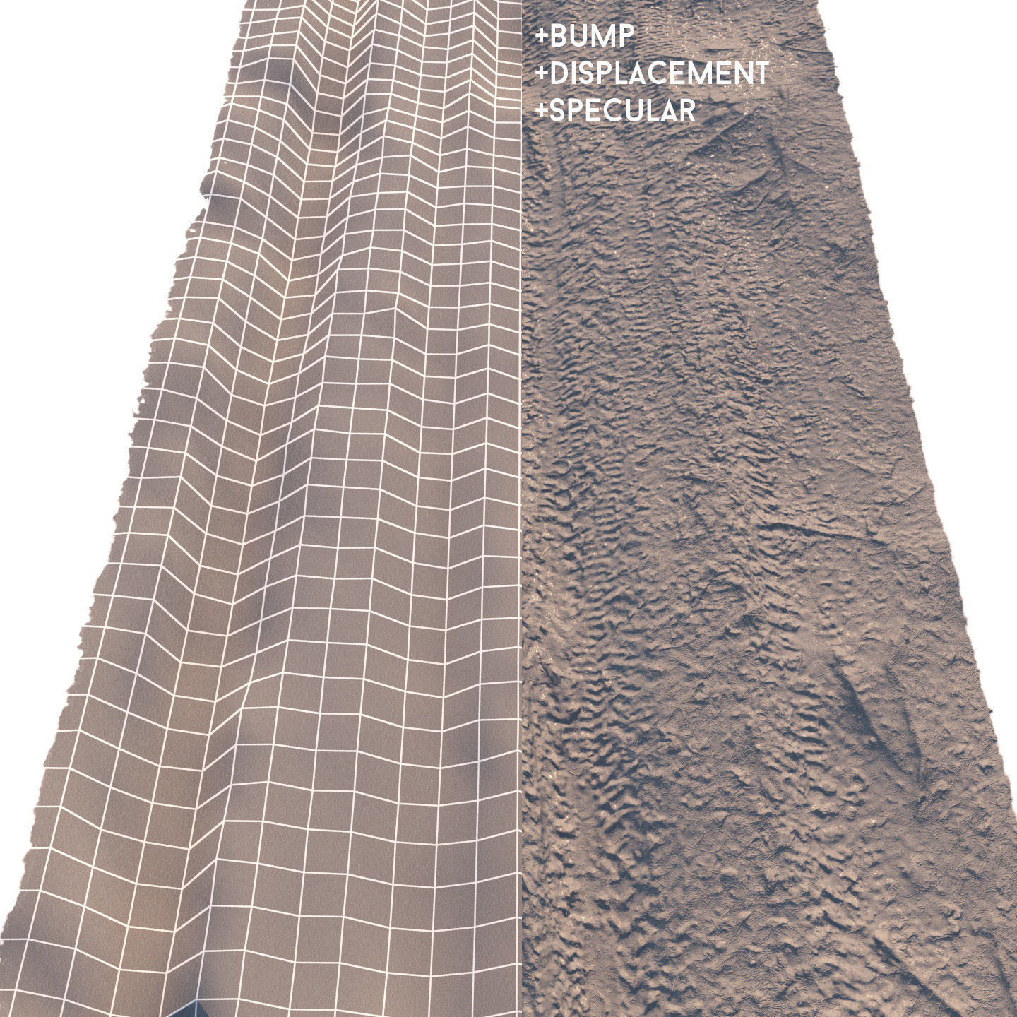 3D model Dirt road material 04 VR / AR / low-poly | CGTrader