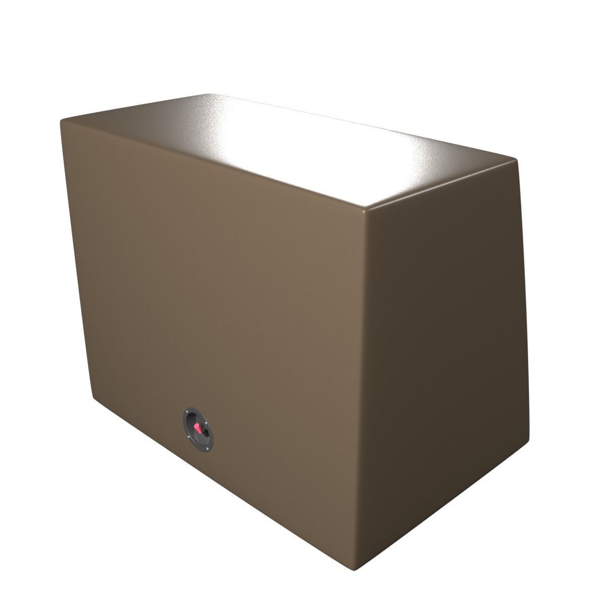 Subwoofer box 3D model | CGTrader