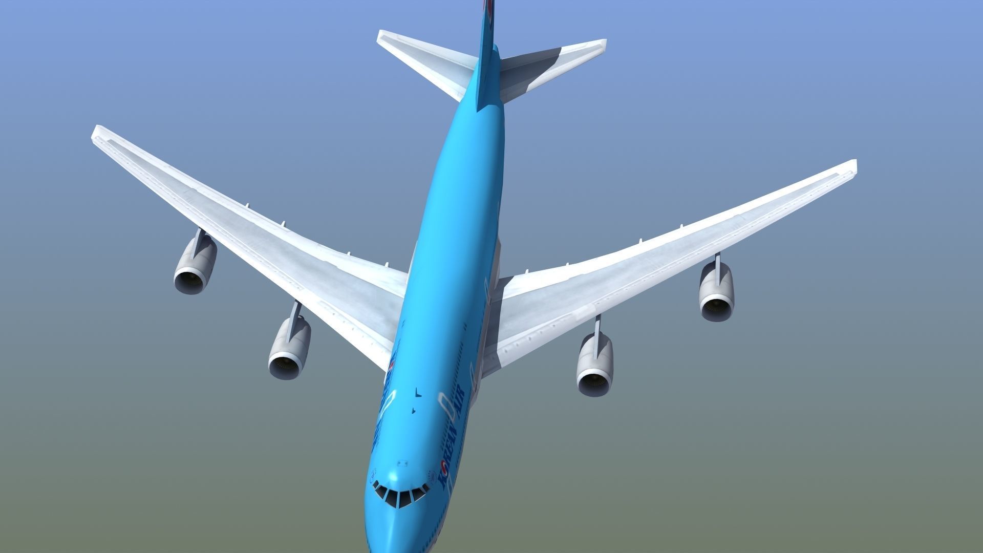 B747 Airliner 3D model | CGTrader