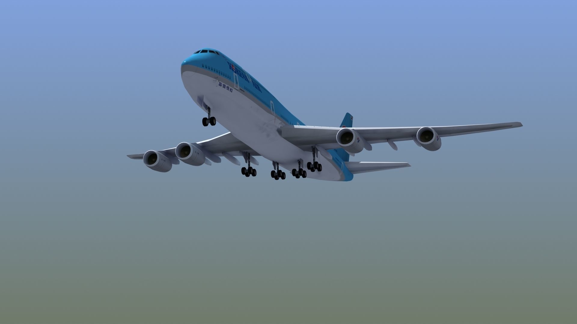 B747 Airliner 3D model | CGTrader