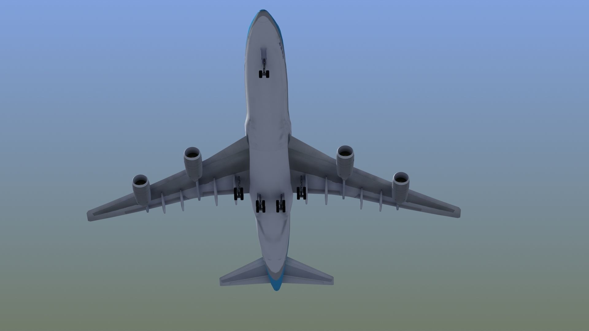 B747 Airliner 3D model | CGTrader