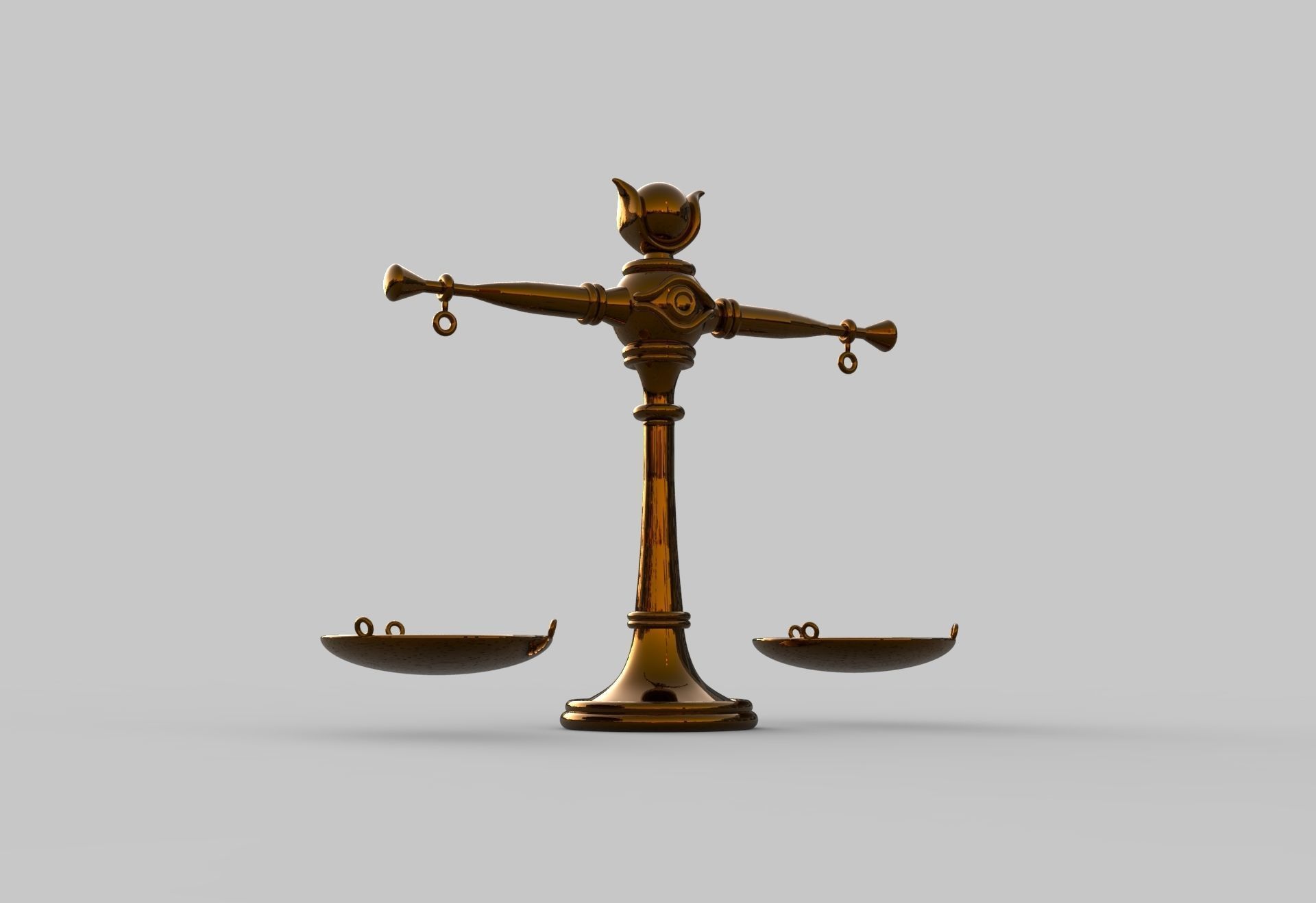 Yu Gi Oh Millennium Scale 3D Print Model 3D model 3D printable | CGTrader