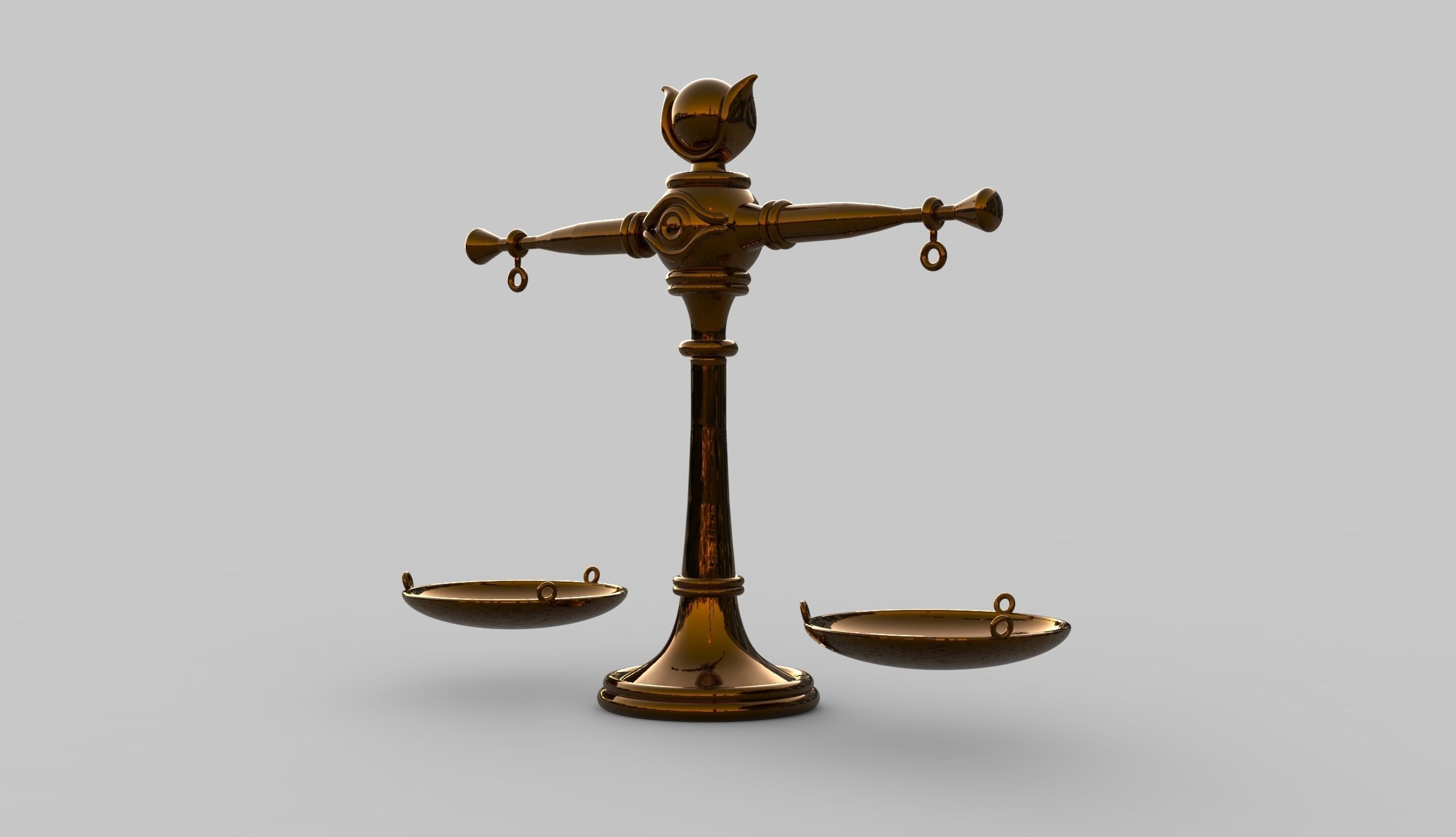 Yu Gi Oh Millennium Scale 3D Print Model 3D model 3D printable | CGTrader