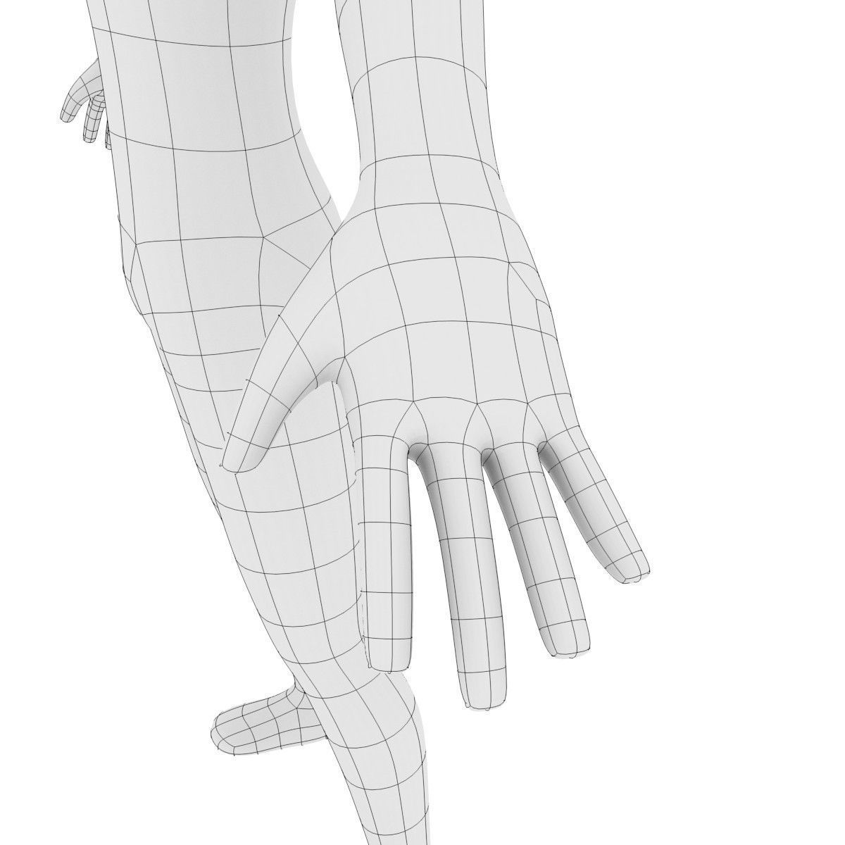 3D model Low-Poly Male Base Mesh VR / AR / low-poly | CGTrader