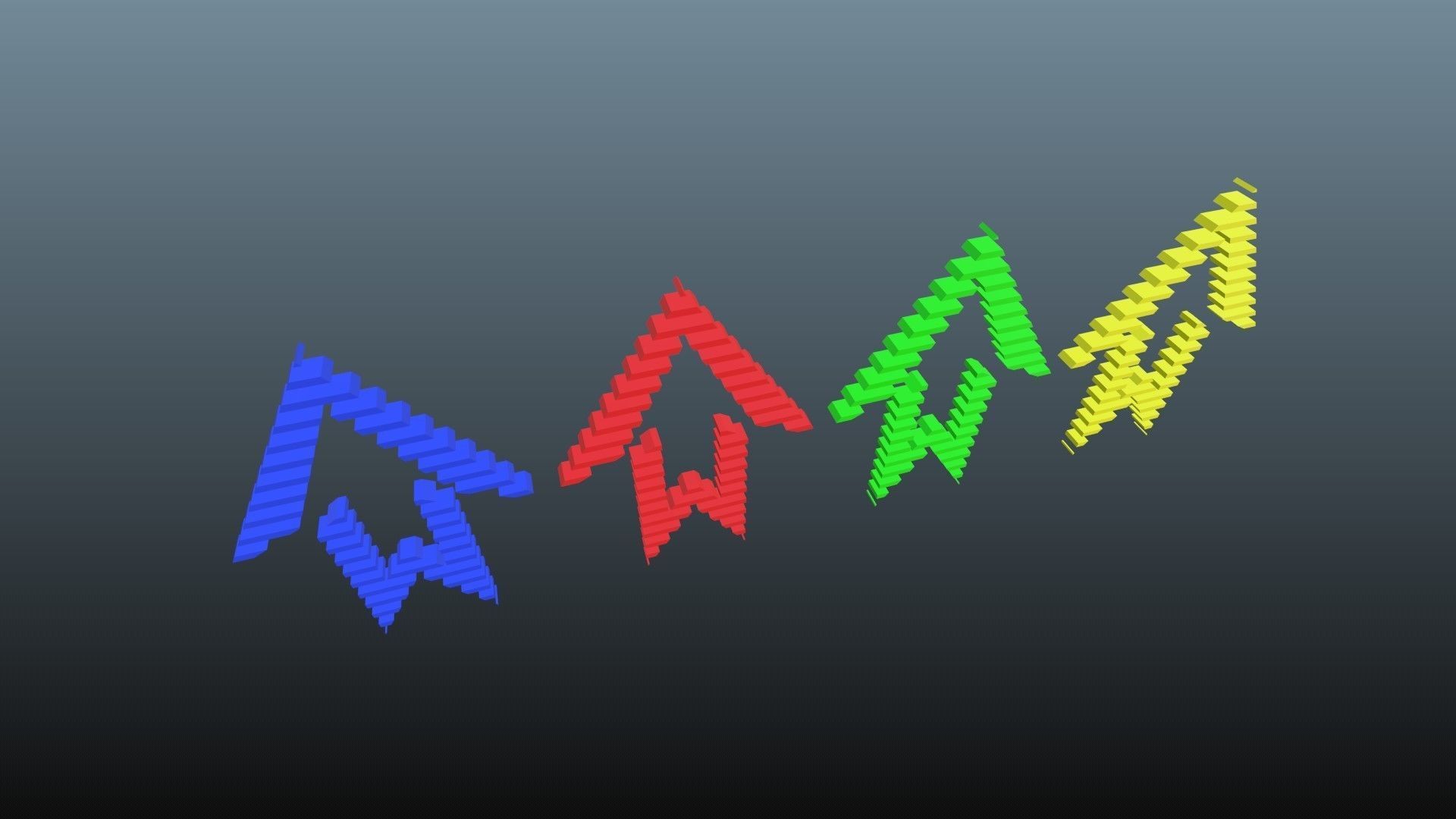 3D model Low poly arrow 59 VR / AR / low-poly | CGTrader