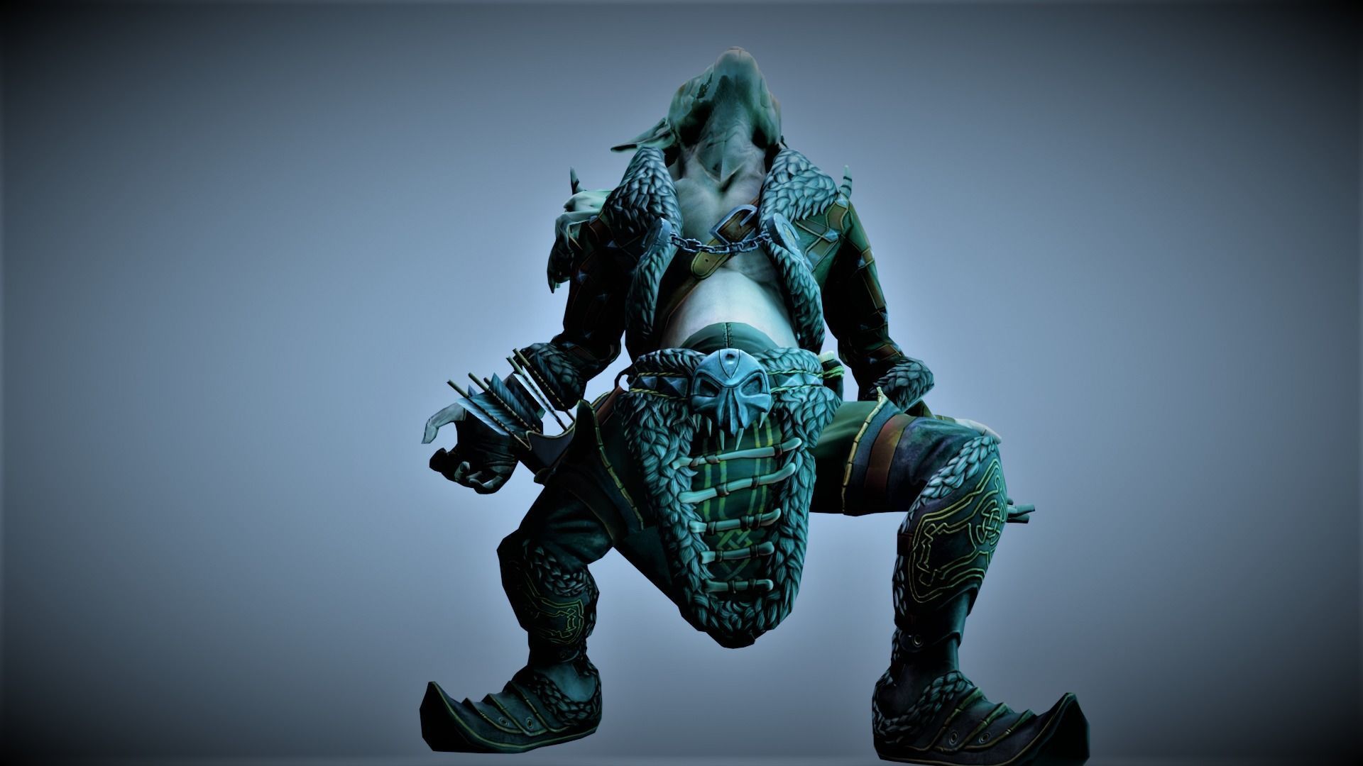 3D model Blind Monster VR / AR / low-poly | CGTrader