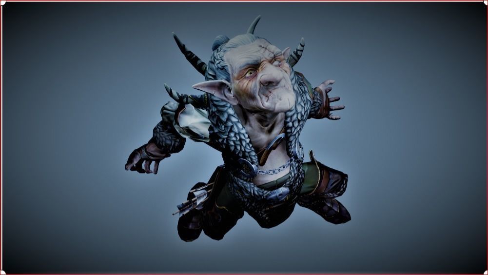 3D model Blind Monster VR / AR / low-poly | CGTrader