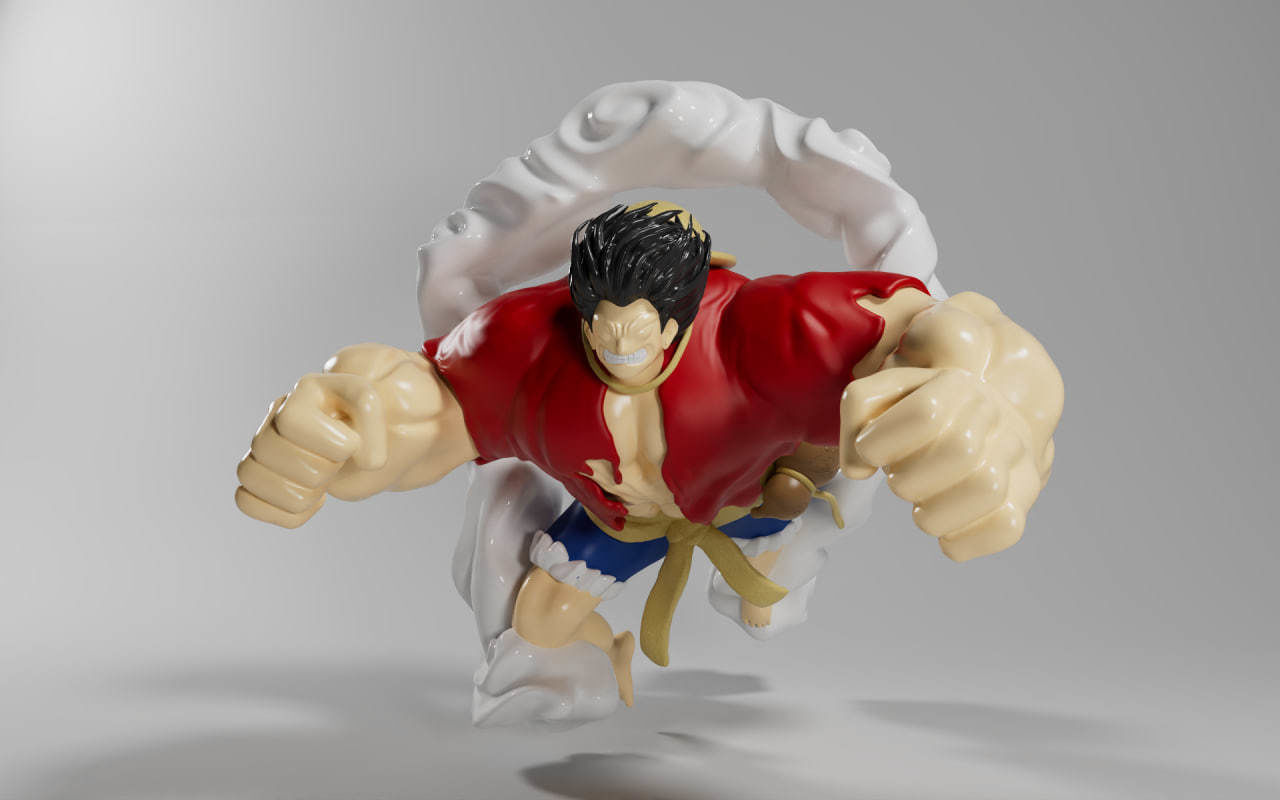 3D model Luffy Gear 4 VR / AR / low-poly | CGTrader