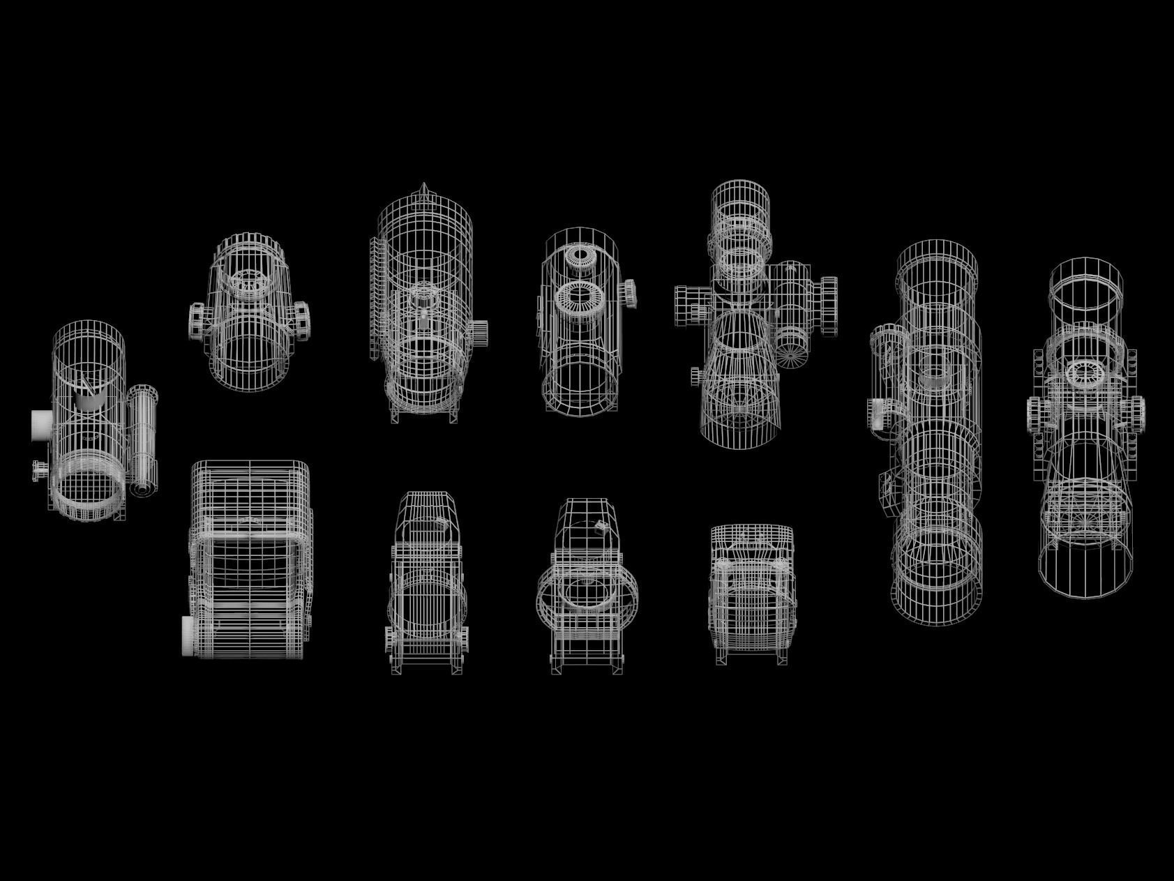 3D model Sight Attachments Pack - Optical - Scope - Reflex ...