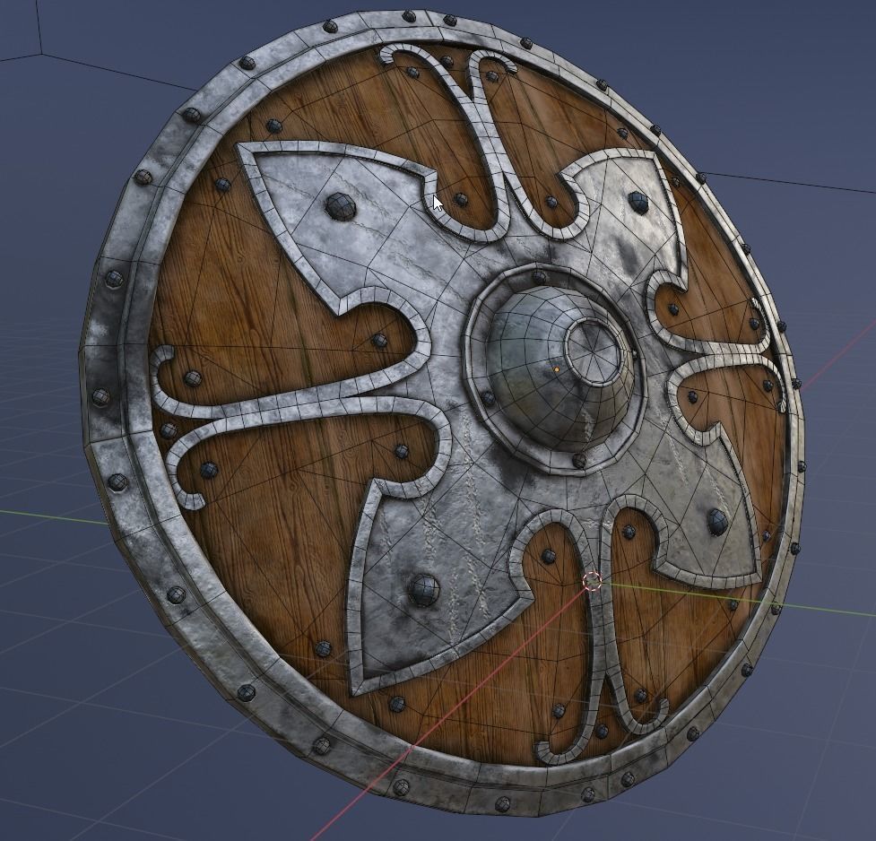 Game Shield free VR / AR / low-poly 3D model | CGTrader